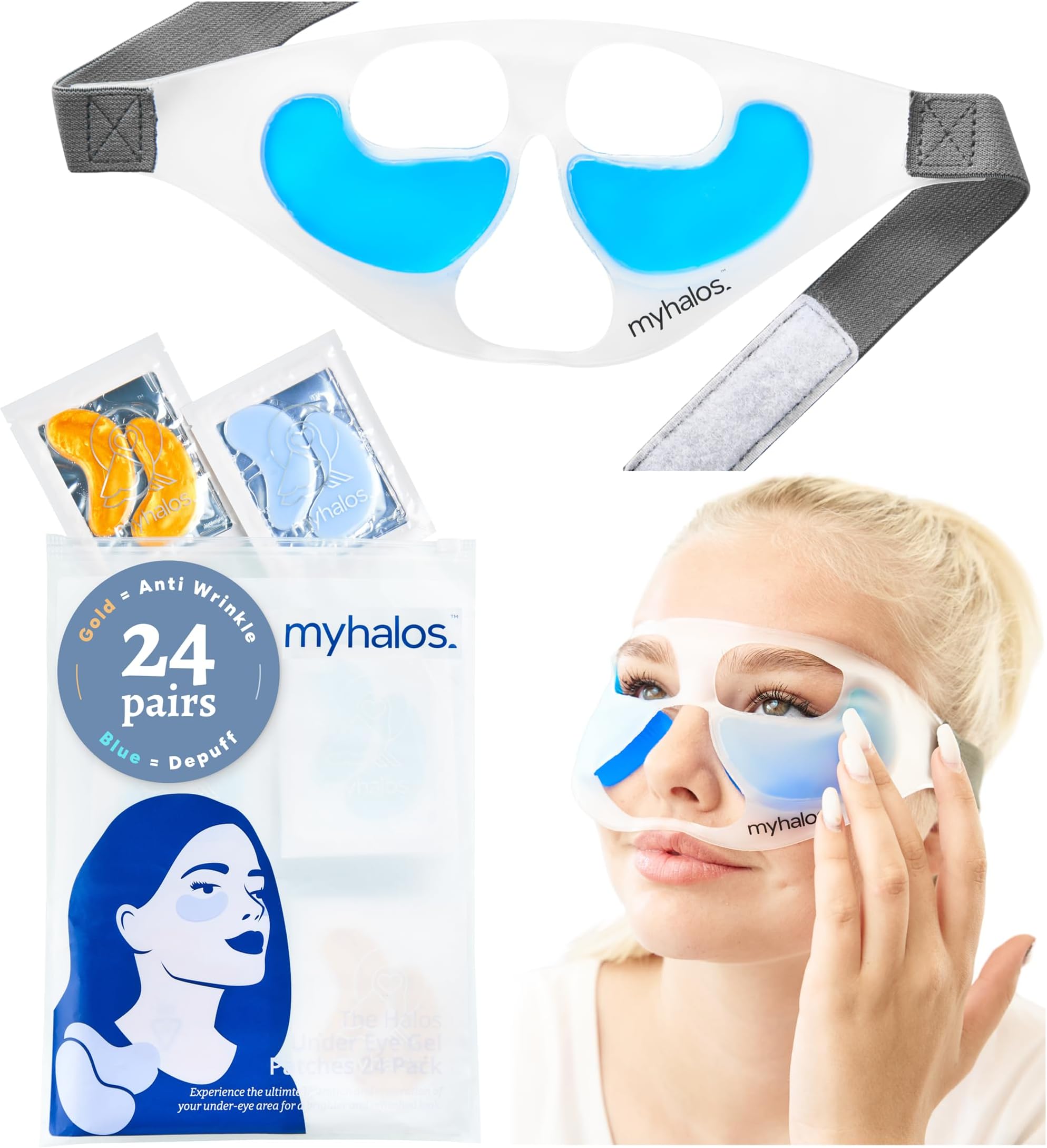Amazon.com : PMU PRODUCTS Eye Gel Ice Pack for Cooling or Warming Eyes ...
