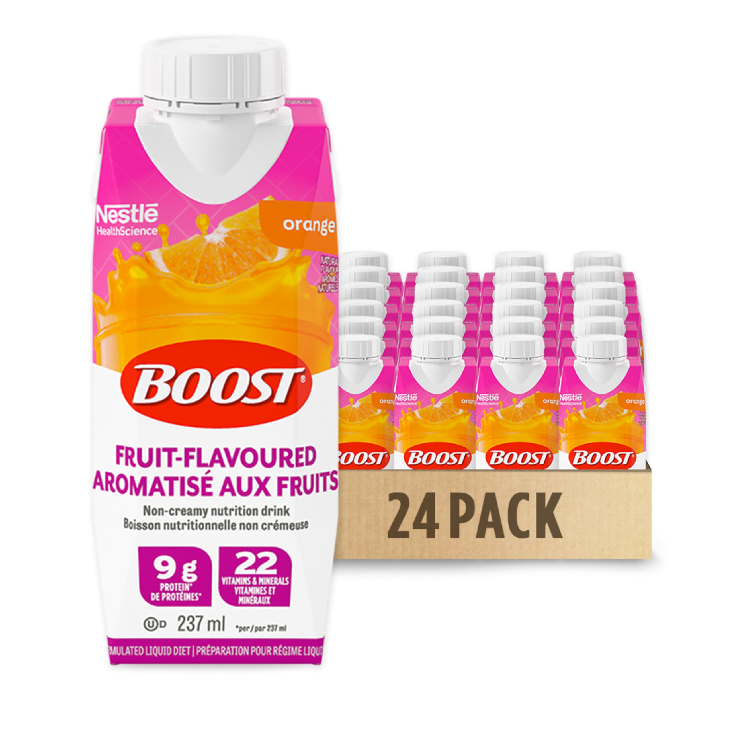 BOOST Fruit Flavoured Complete Nutrition Orange, 24 Boxes, 6.3 kg ...