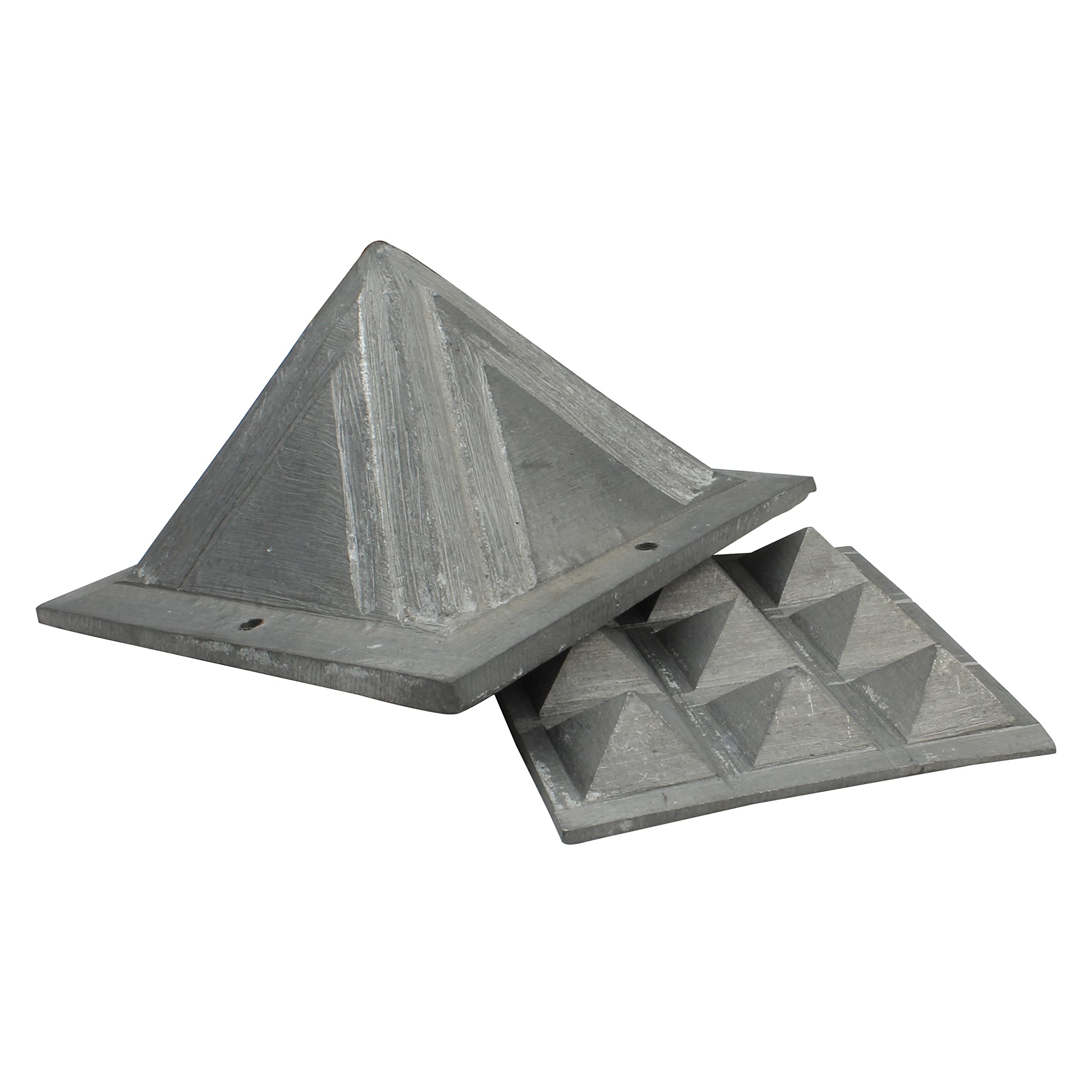Buy REMEDYWALA Zinc Pyramid Vastu with Base 9 Pyramid Plate | North ...