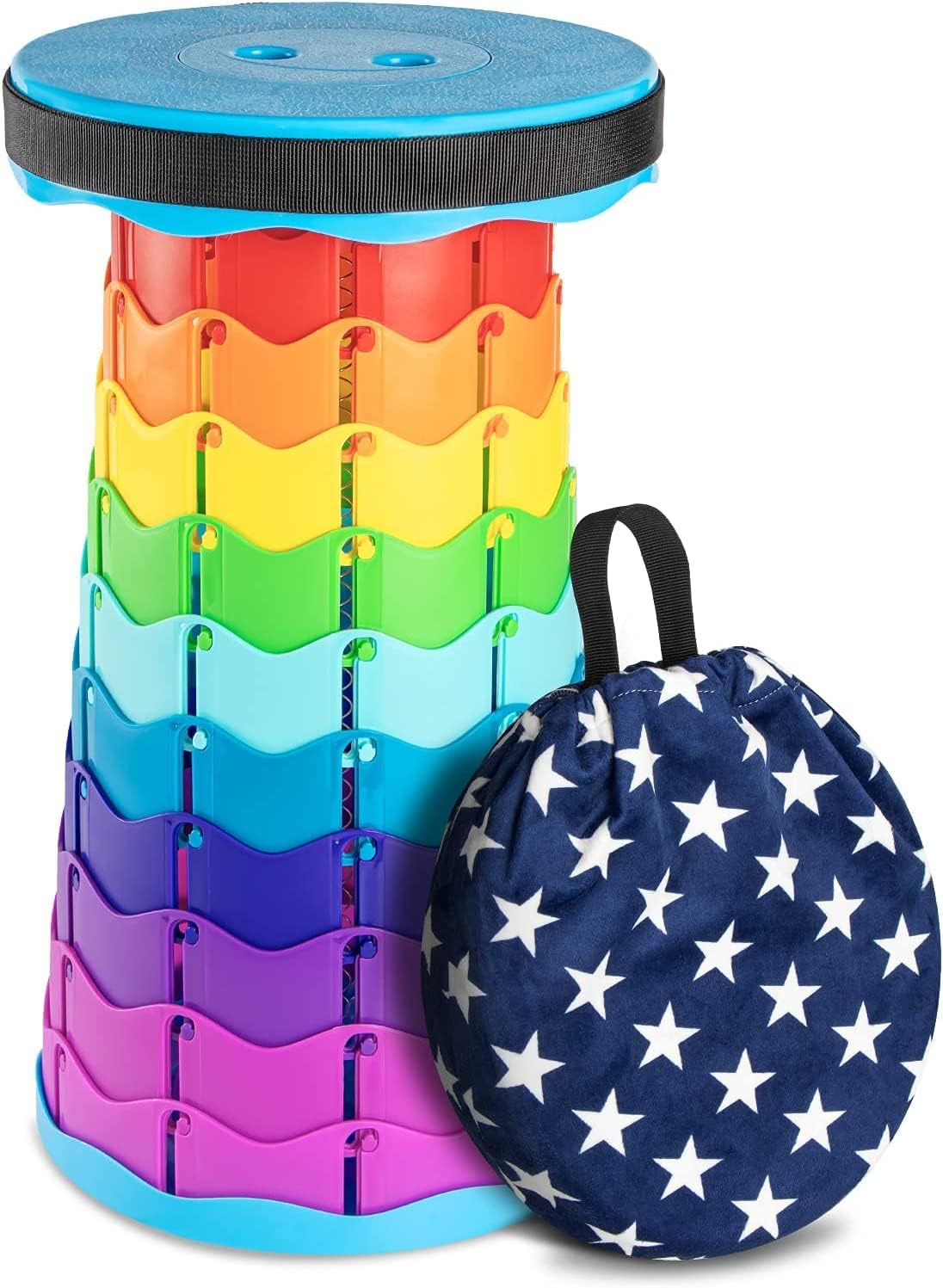 Portable Collapsible Stool 410 lbs Load Capacity | Cyclone Seat Folding ...