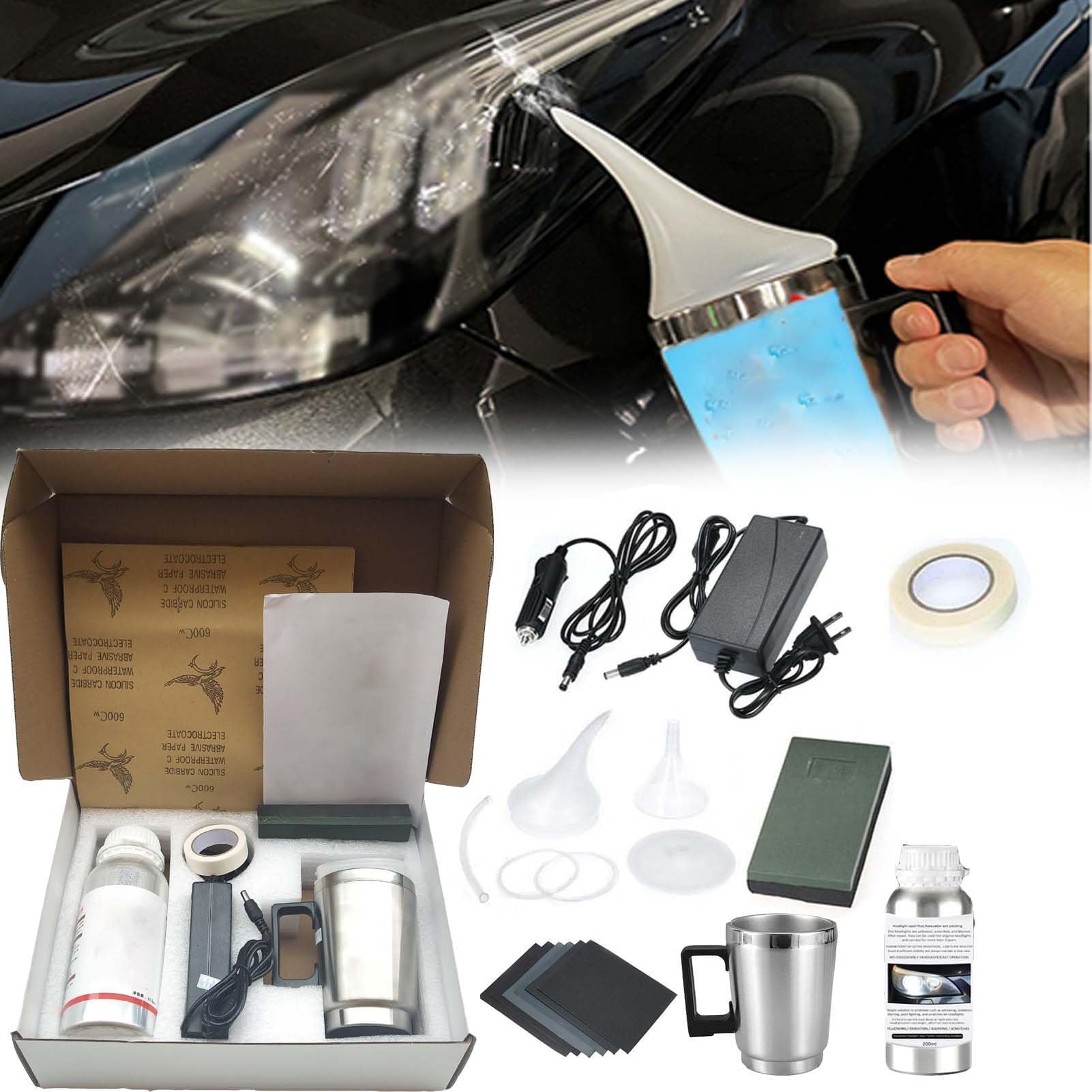 Amazon.com: Vapor Headlight Restoration Kit, Acetone Vapor Headlight ...