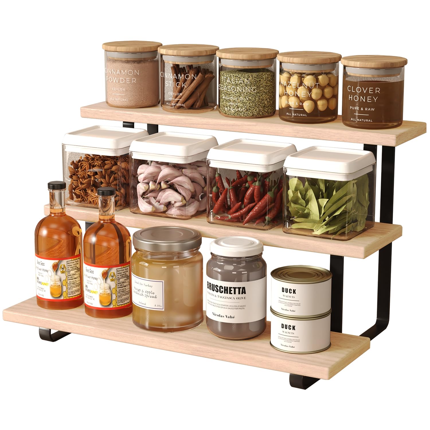 Amazon.com: Display Stand,Retail Display Shelves Wooden Cupcake Stand ...