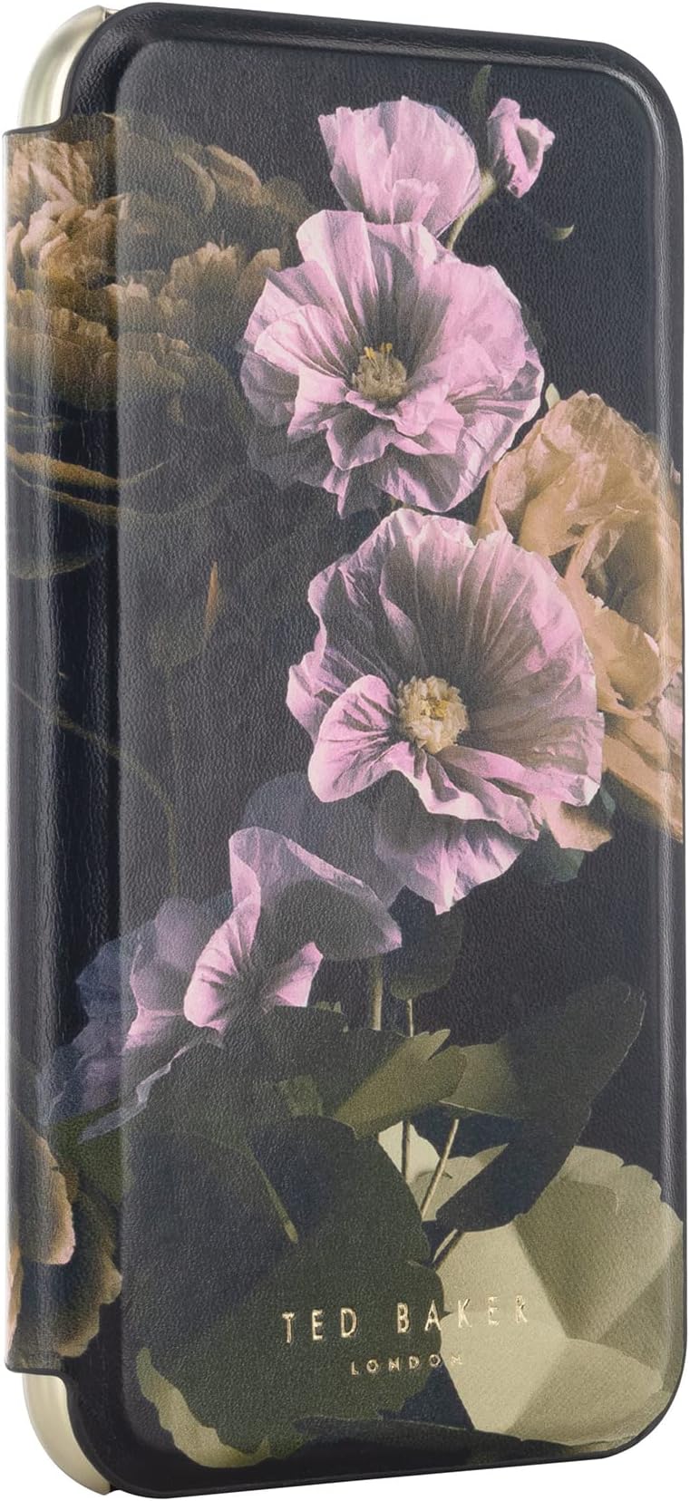 Ted Baker GLADIA Black Paper Flowers Mirror Folio Phone Case for iPhone ...