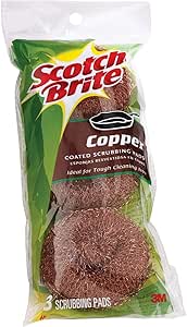 Amazon.com: SCRUB PADS COPPER 3PK : Health & Household