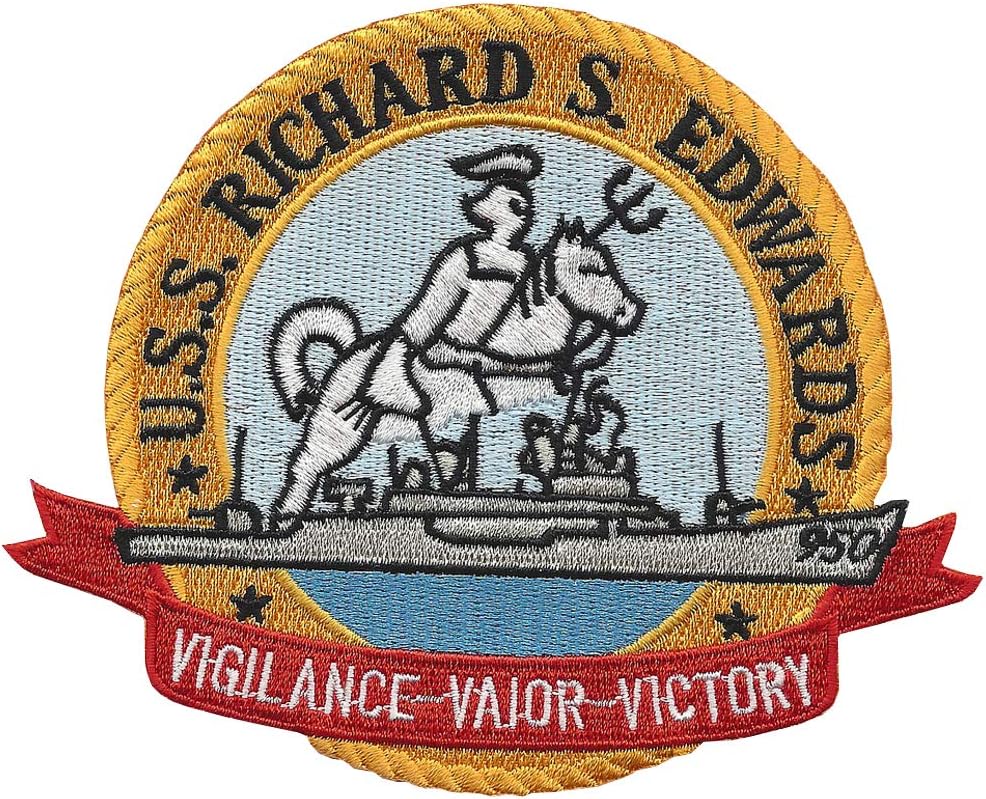 Amazon.com: DD-950 USS Richard S Edwards Patch - Version B : Clothing ...