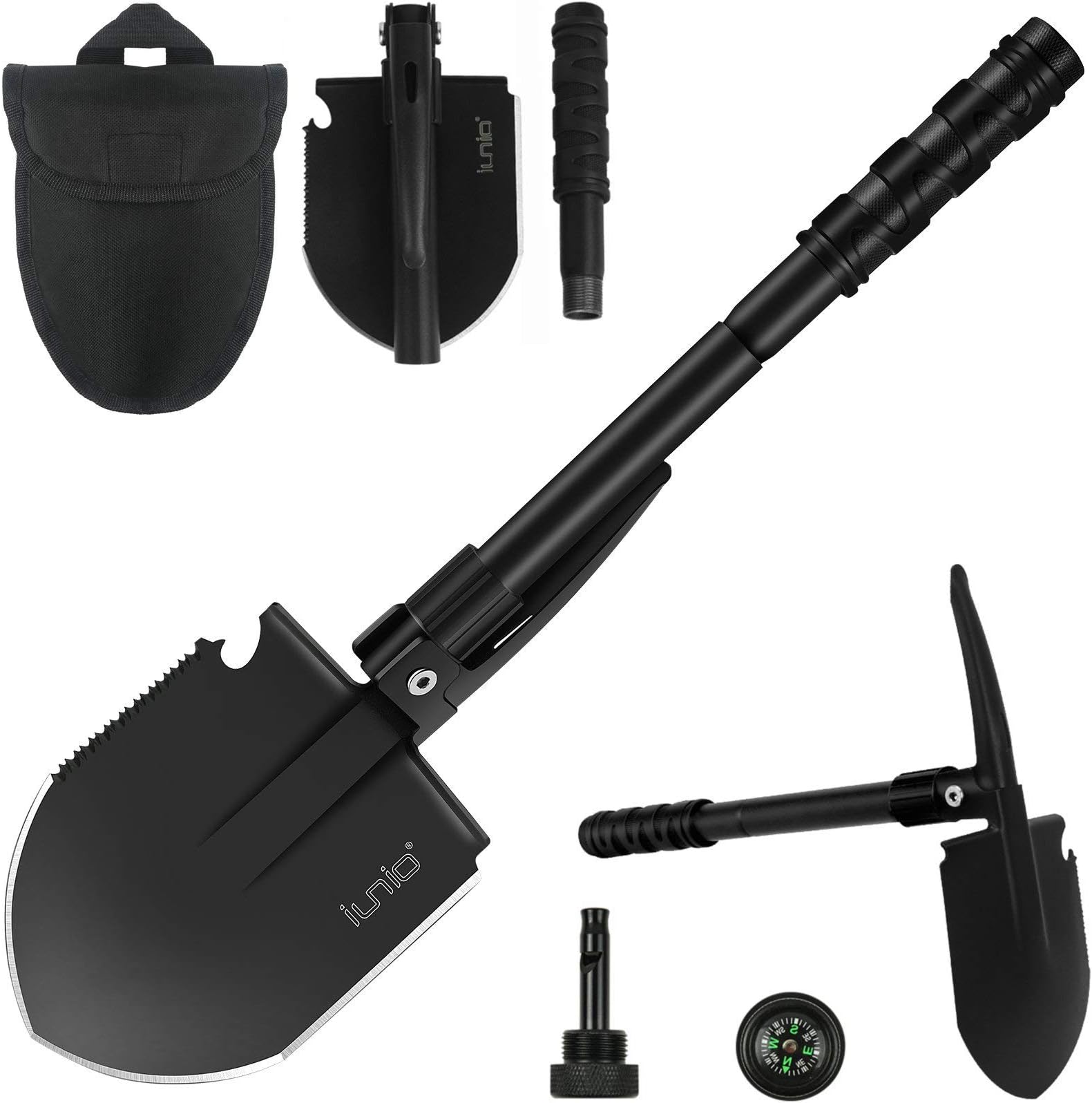 Amazon.com : Hovico Military Portable Folding Shovel and Pickax, Small ...