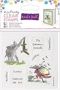 Roald Dahl Enormous Crocodile and Fantastic Mr Fox Zippfizzing Clear ...
