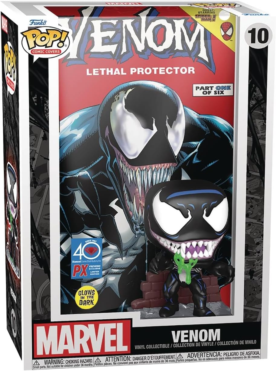 Amazon.com: Funko Venom with Ooze Glow-in-The-Dark Pop! Vinyl Figure ...