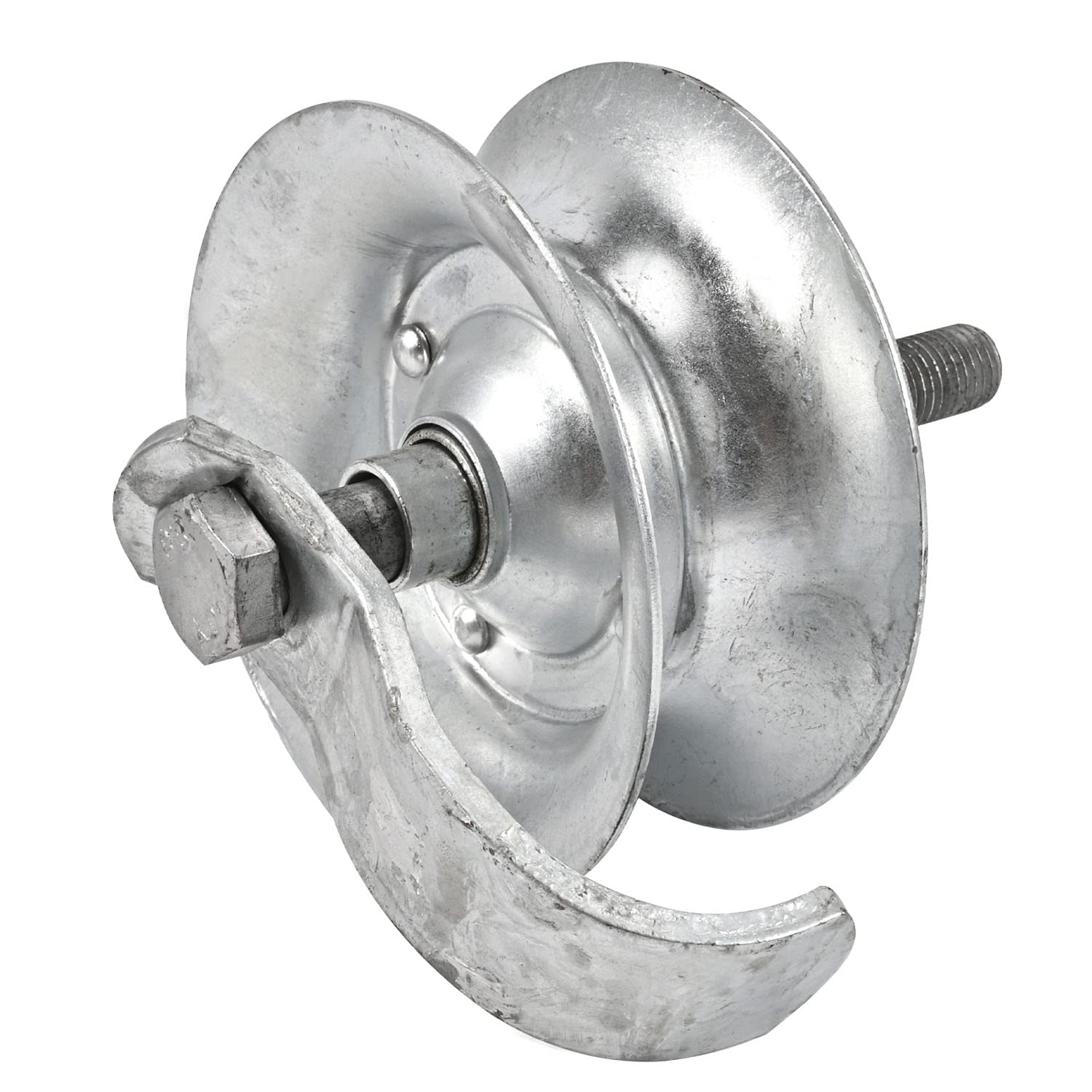 Buy 5" Steel Pipe Track Roller Galvanized for 1 5/8" Pipe Track (Pack ...