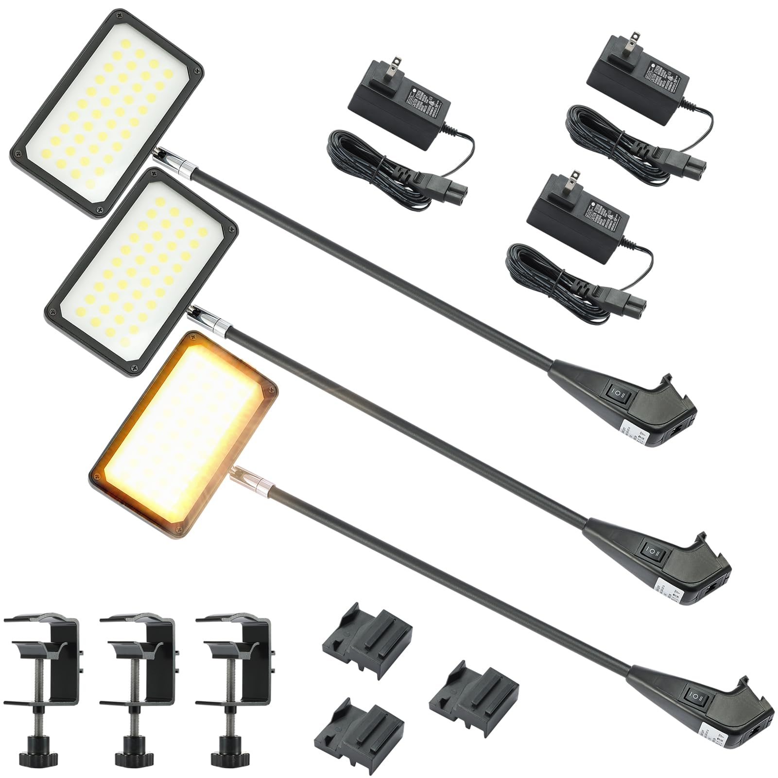 Amazon.com: Trade Show Lights,Portable Exhibit Arm Lighting, 2 Color ...