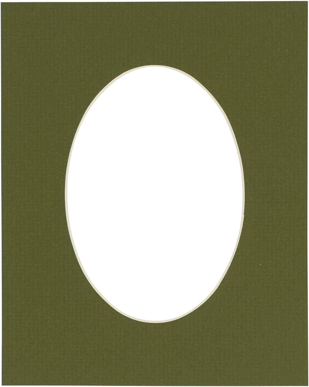 Amazon.com: CountryArtHouse Dill Green Acid Free 16x20 Oval Picture ...