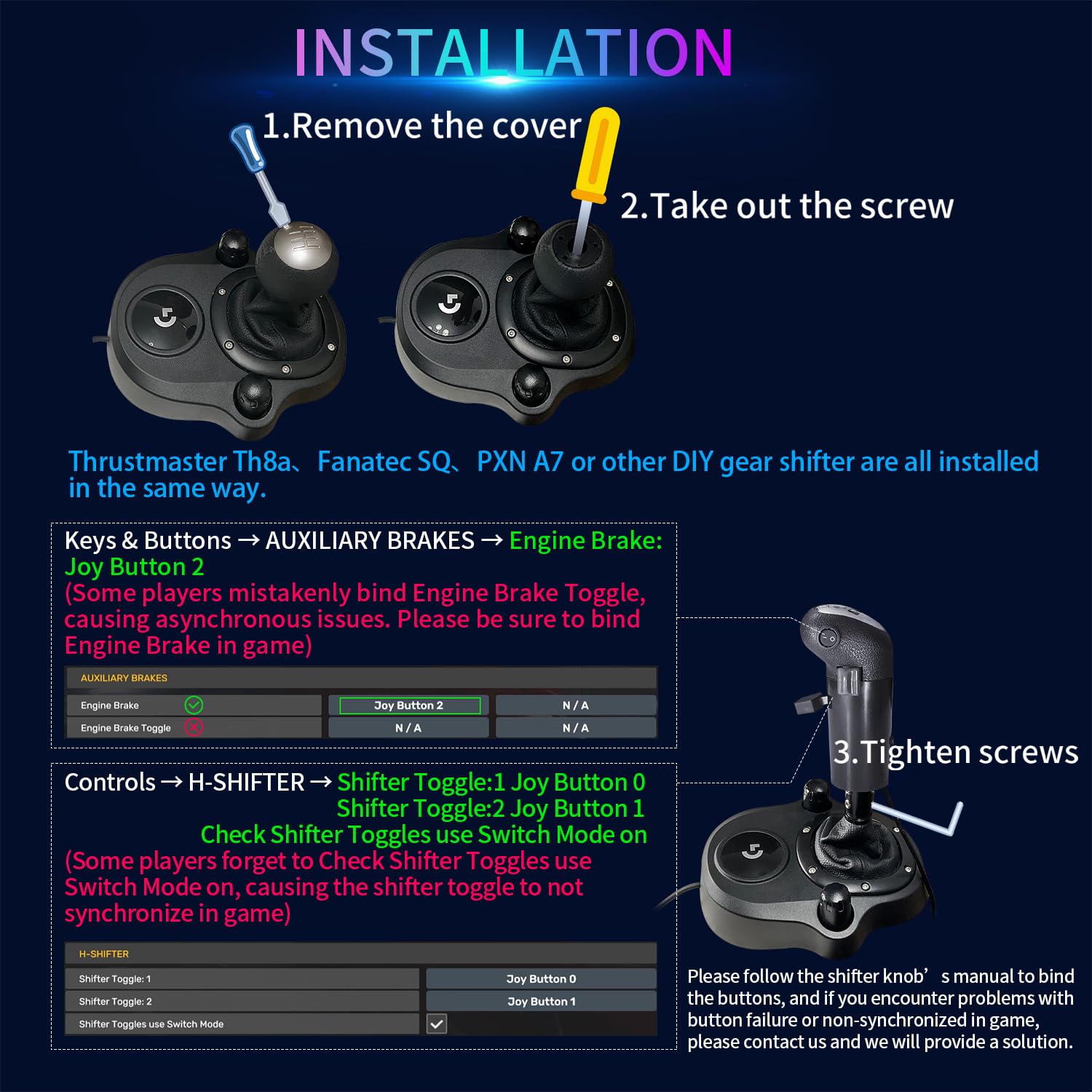 Snapklik.com : HCXLELD USB Truck Simulator Shifter Knob For ATS & ETS2 ...