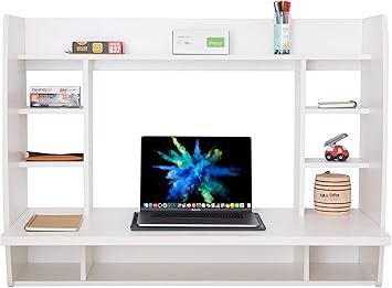 Amazon.com: Versatile Wall Mount Floating Computer Desk - Stylish and ...