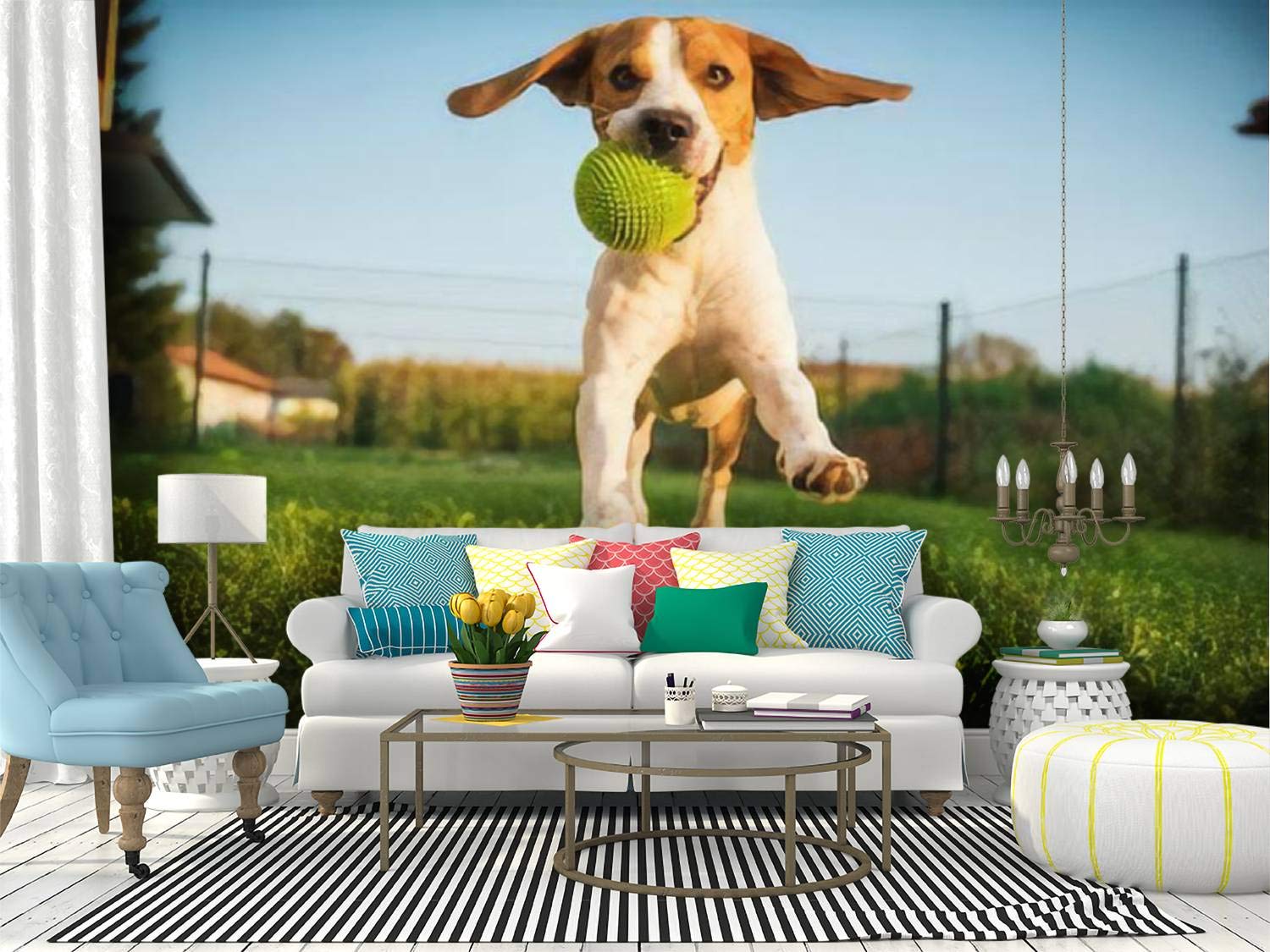 Running Beagle Wallpaper