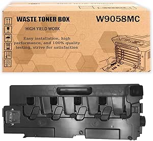 Amazon.com: RASHIV W9058MC Waste Toner Box Replacement Compatible for ...