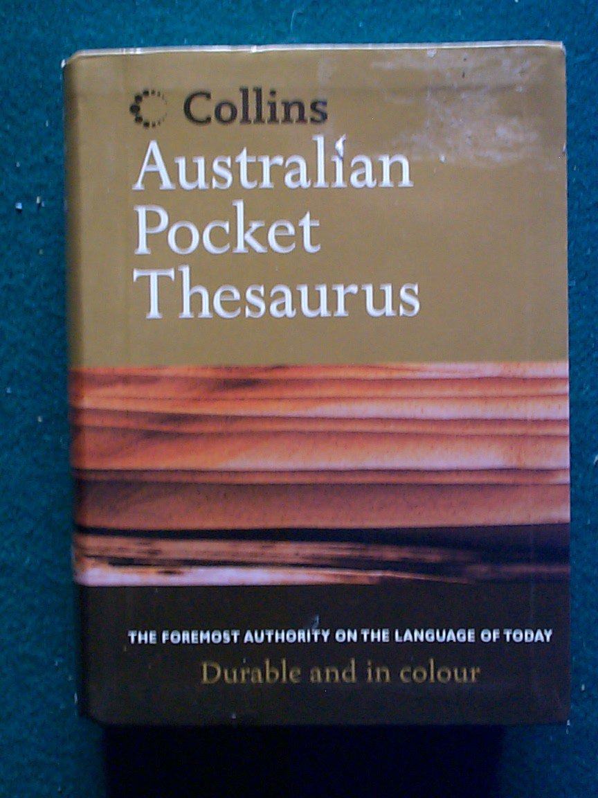 Collins Australian Pocket Thesaurus: unknown author: 9780732283506 ...