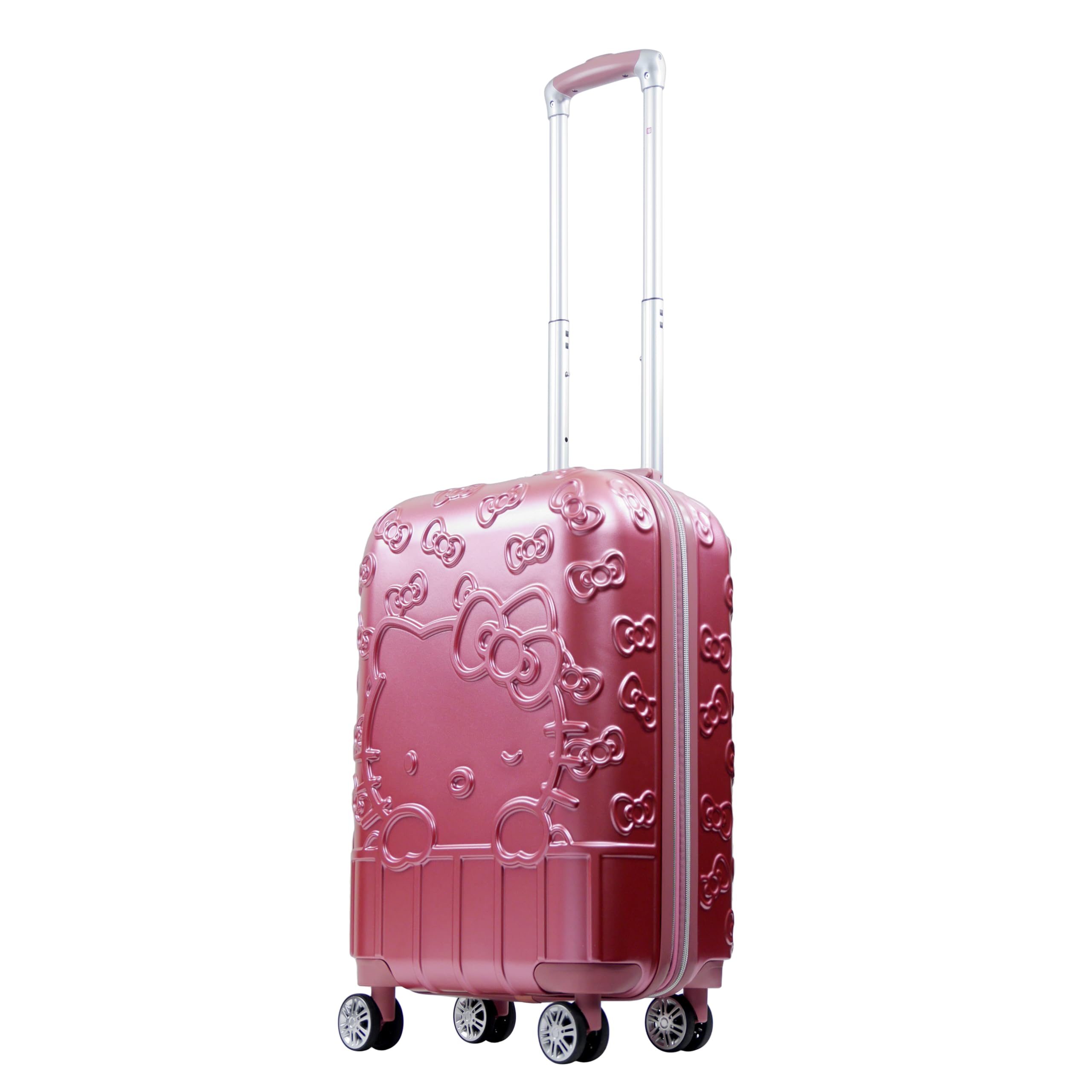 Amazon.com | FUL Hello Kitty 22 Inch Carry On Luggage, Molded Hardshell ...