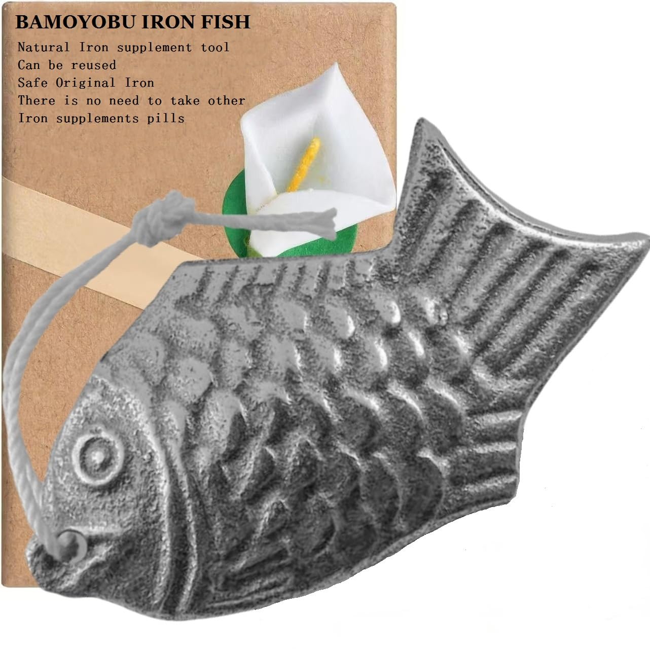 Amazon.com: Iron Fish Cooking Tool Safe Original Iron to Your Food ...