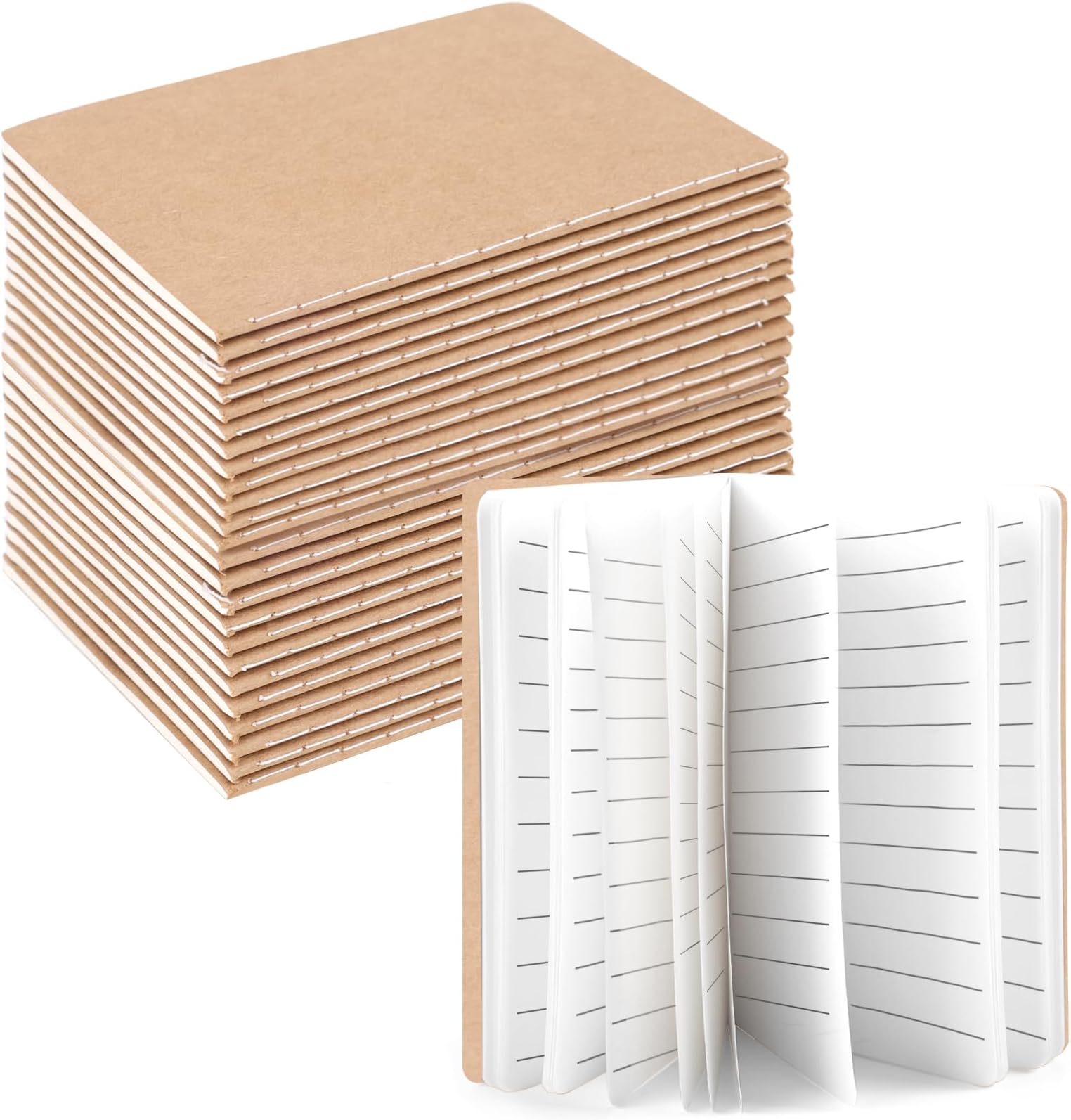 Amazon.com: HEYPLACE 24PCS Mini Notebooks, Lined Pocket Notepads 3.5 x ...