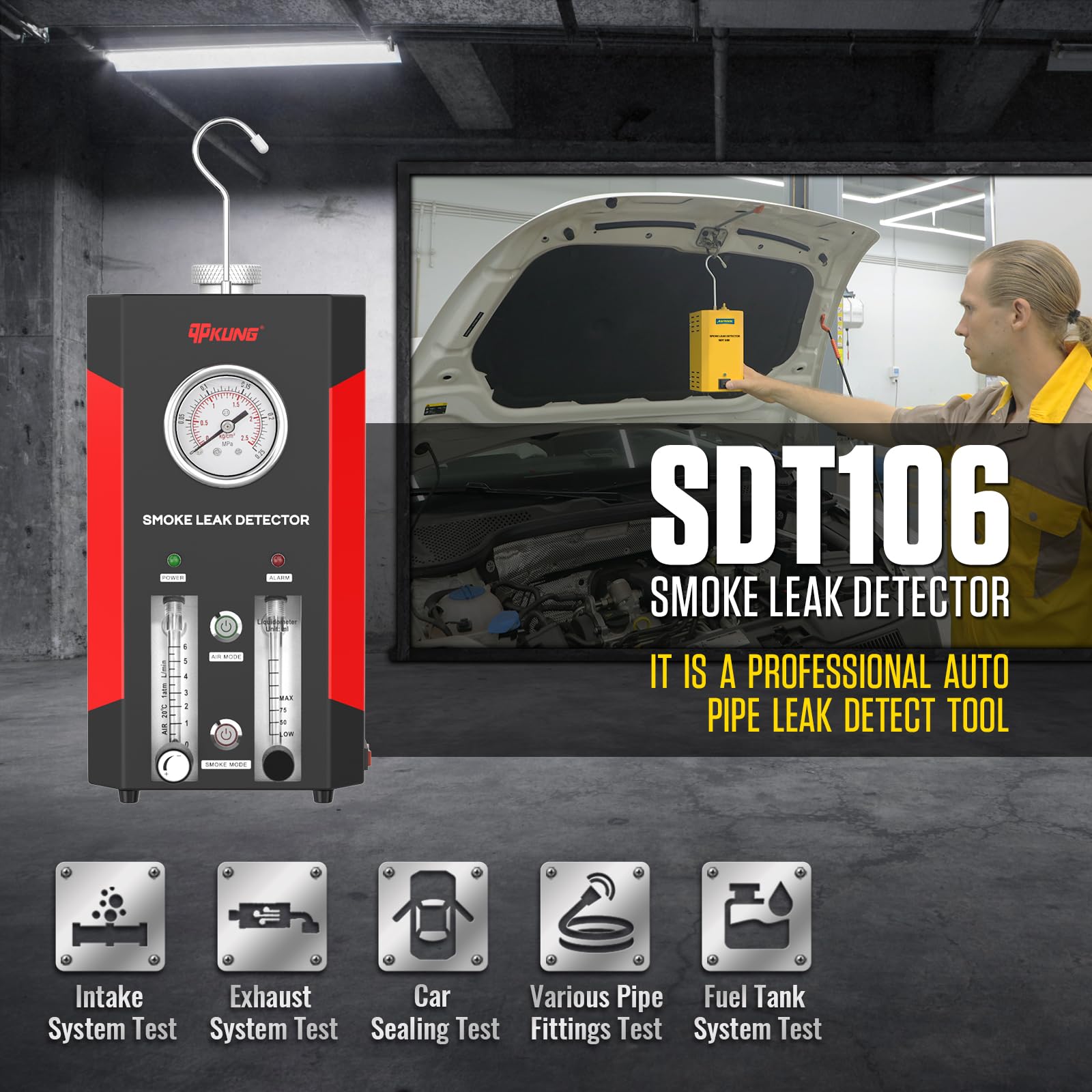 Snapklik.com : Automotive Smoke Tester,SDT206 Smoke Machine, Dual Modes ...