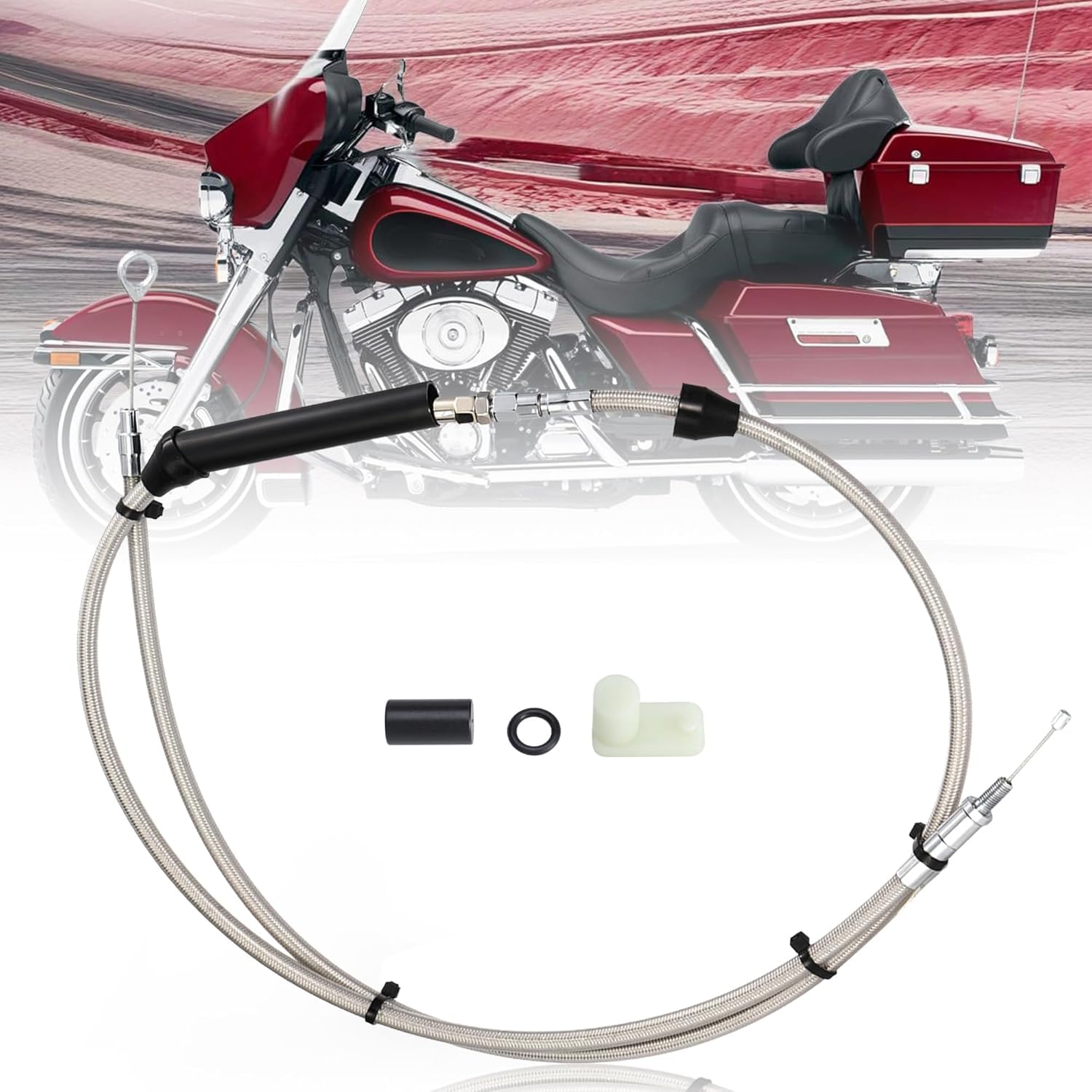 Amazon.com: TIGERSGATE Stainless Steel Braided +6" Extended Clutch ...