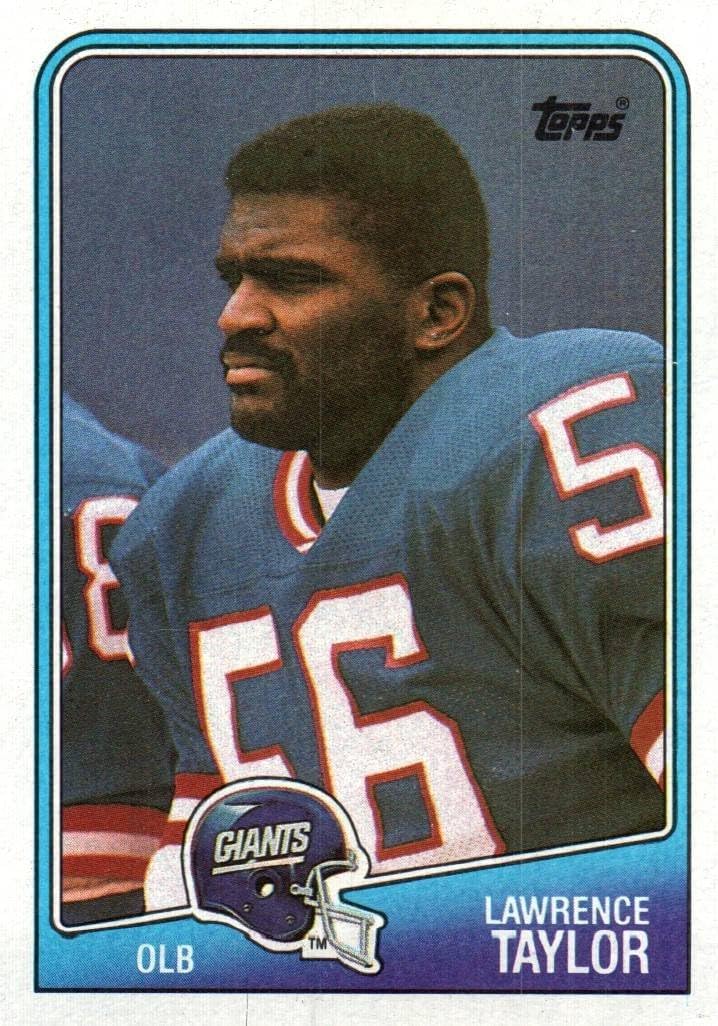 Amazon.com: Lawrence Taylor Collectible Football Card- 1988 Topps ...