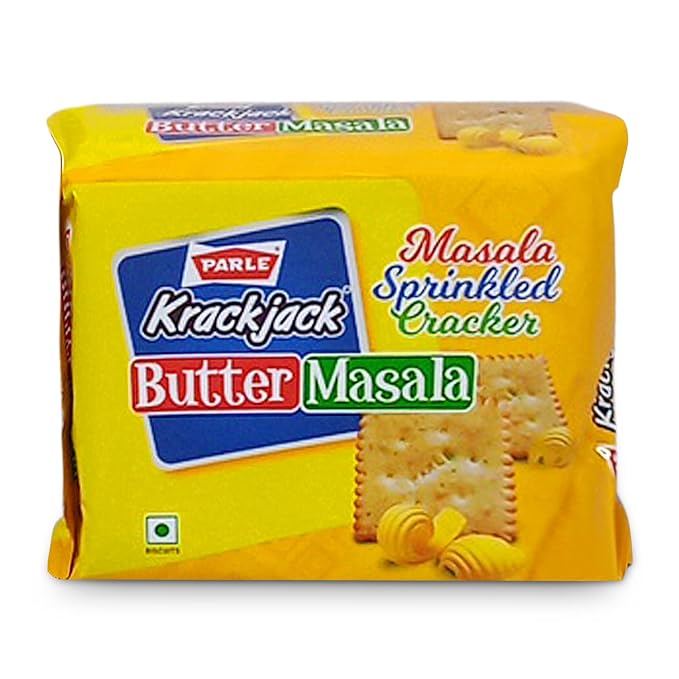 Parle Krackjack Butter & Masala Sprinkled Crackers, 100g : Amazon.in ...