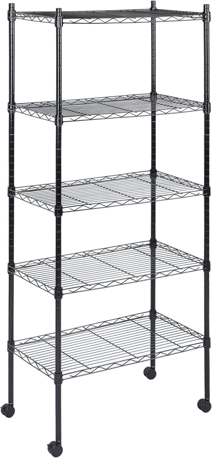 Amazon.com: Heavy Duty 5-Tier Shelving Units Adjustable, Wire Shelf ...