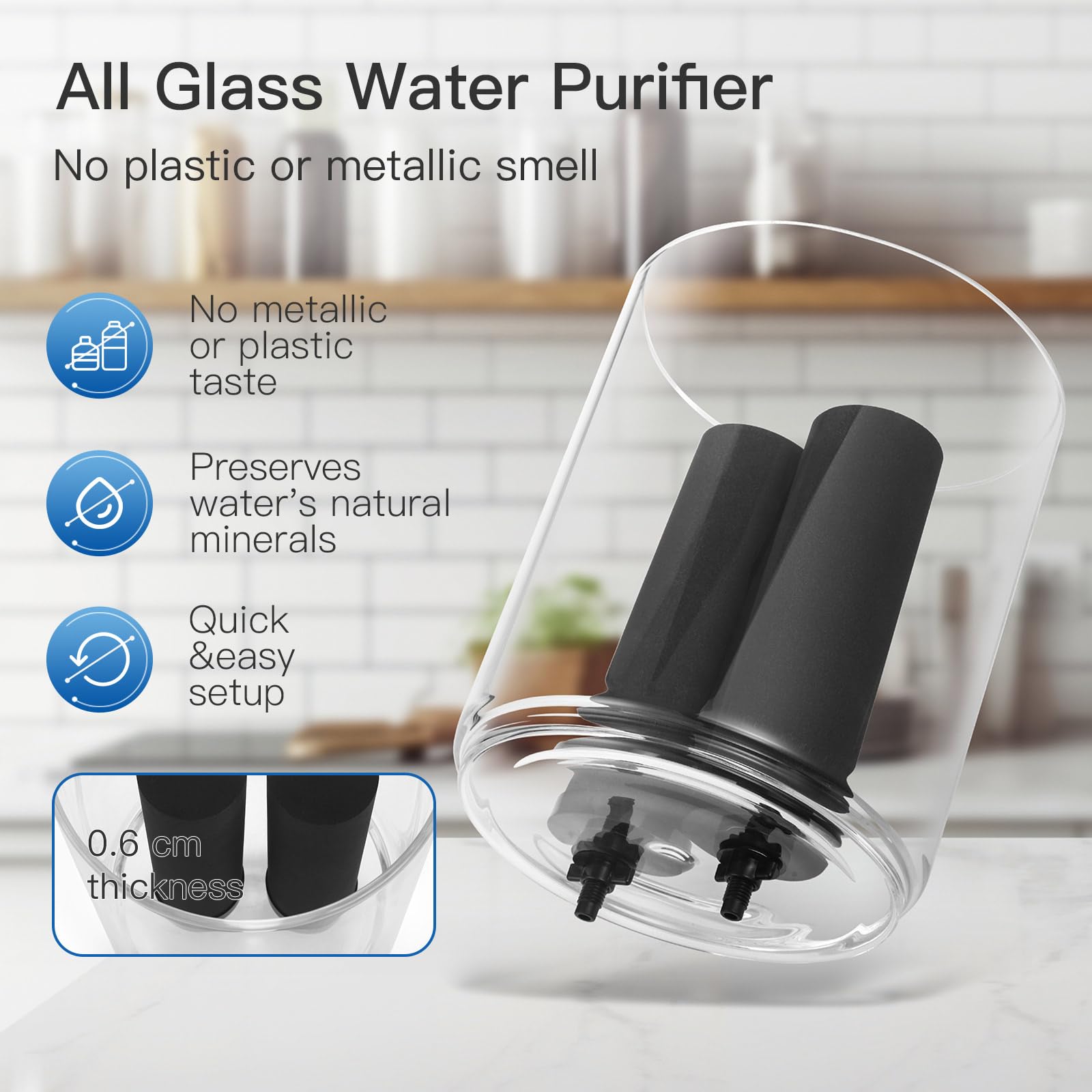 Snapklik.com : FACHIOO - All Glass Water Purifier, Off Grid Home ...