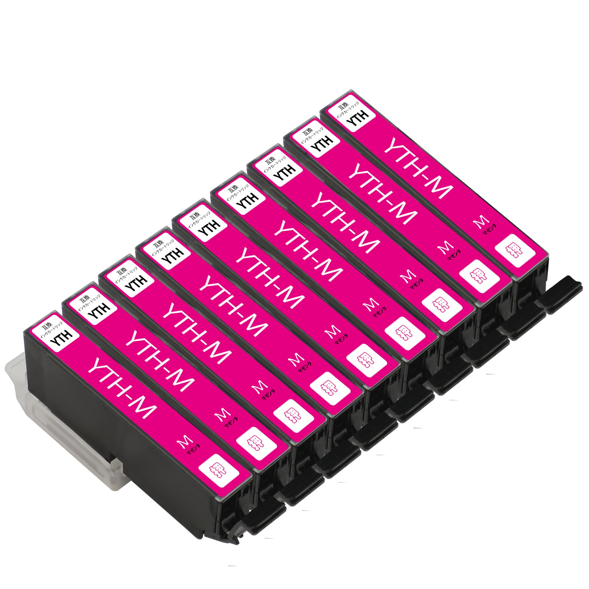 Amazon.co.jp: 【埼京企画】YTH-M マゼンタ(9本セット) 互換インク よっと (YTH YTH-6CL) 対応機種 EP-10VA EP-30VA 純正インクと併用可能 残量 ...