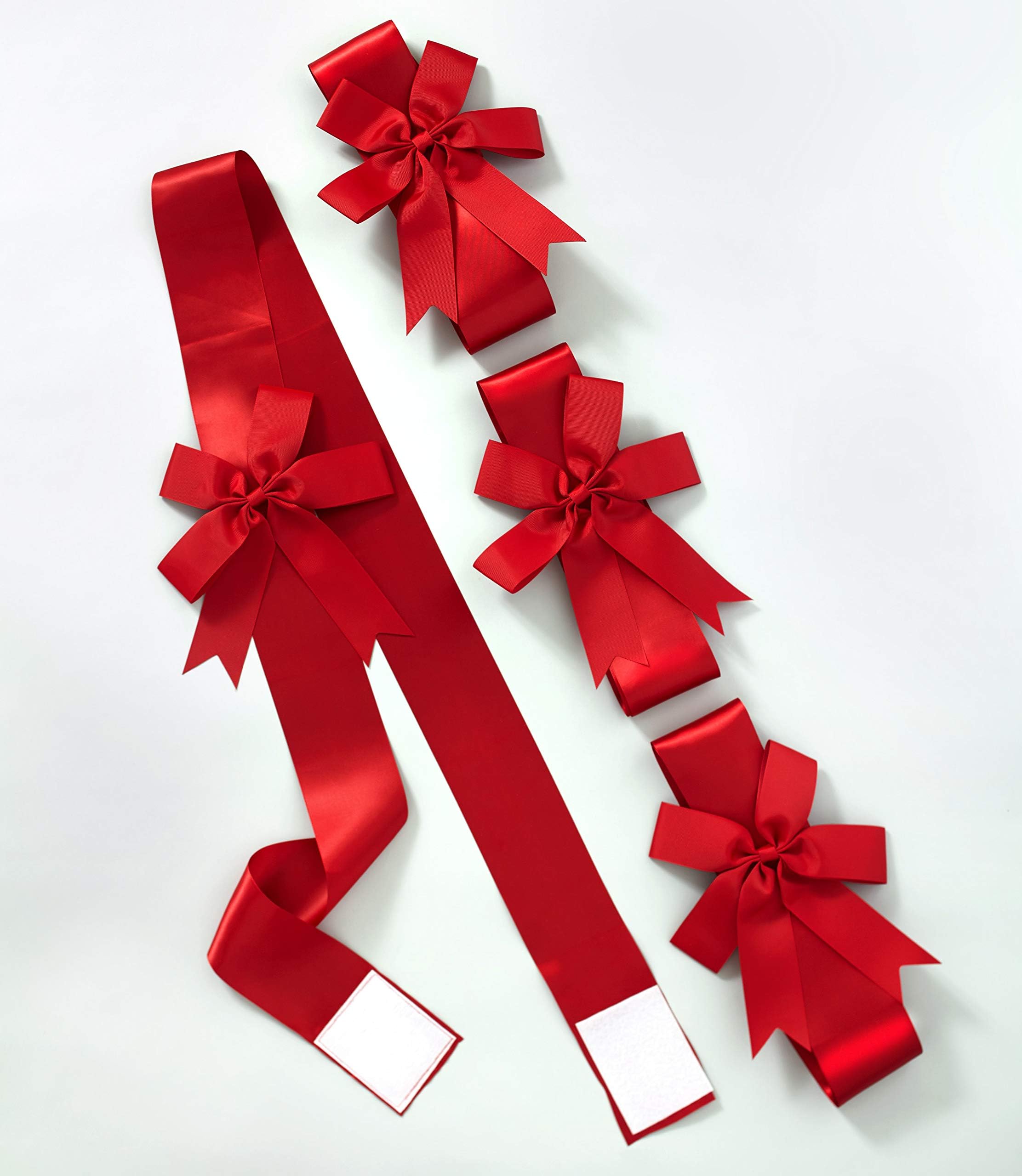 Amazon.com: Trenton Gifts Holiday Festive Cabinet Ribbons with Bows ...