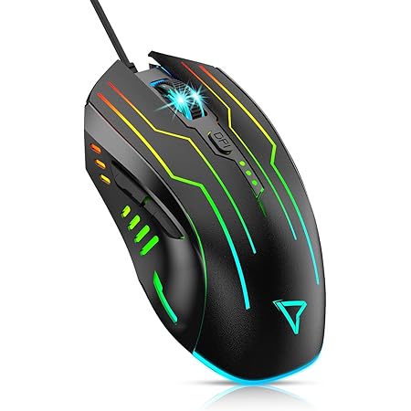 Amazon.com: BENGOO Gaming Mouse Wired, USB Optical Computer Mice with ...