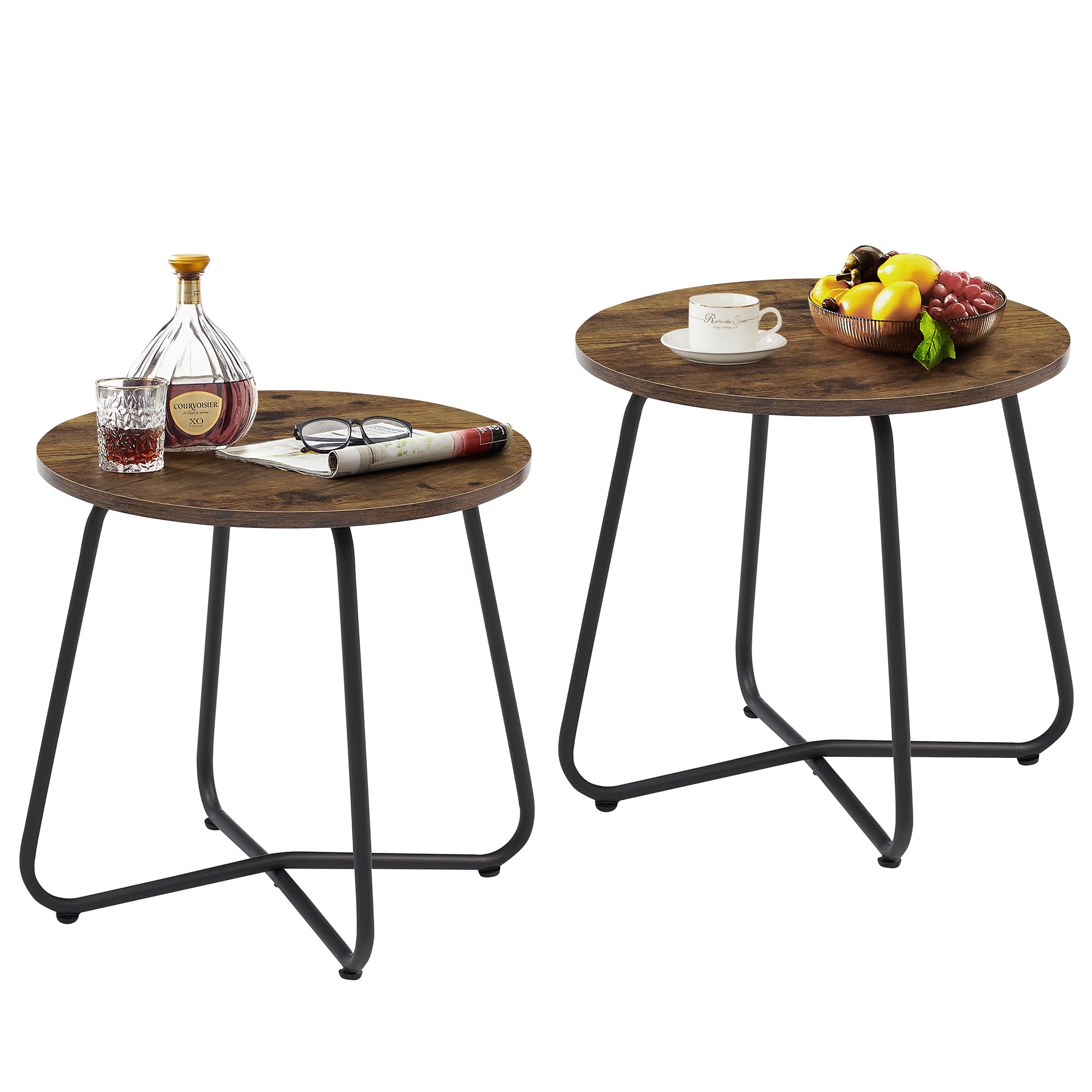 Snapklik.com : VECELO Patio Outdoor Side Snack Table