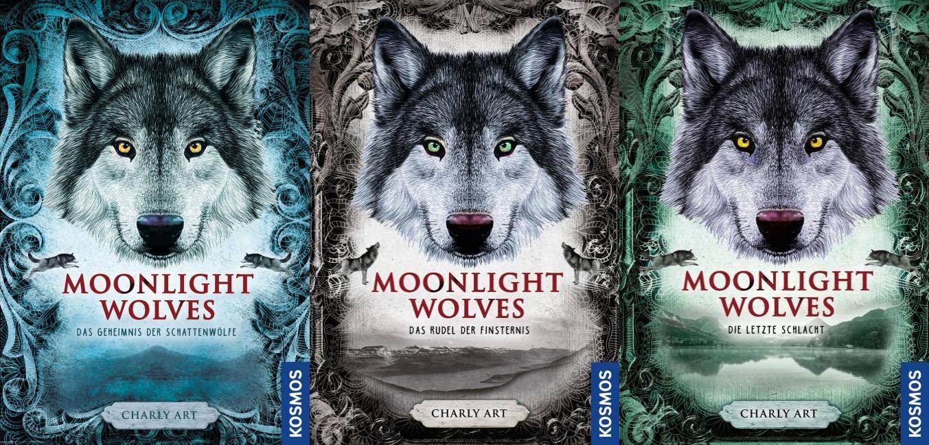Moonlight Wolves Band 1-3 plus 1 exklusives Postkartenset : Charly Art ...