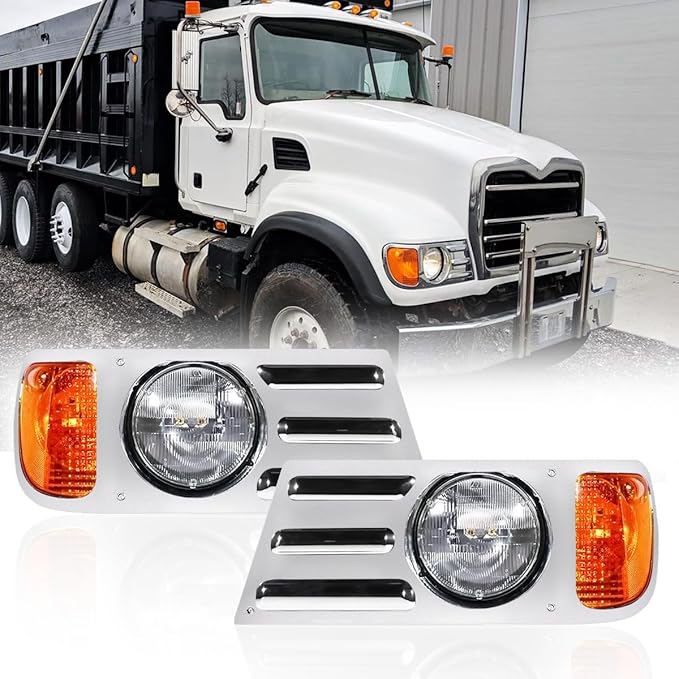 Amazon.com: Headlights Assembly fit for Mack CV Replacement Left Driver ...