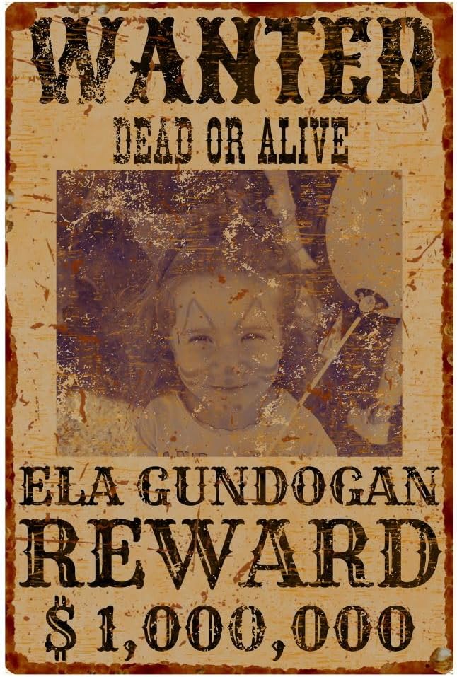 Western Wanted – Letrero de aluminio con tu foto y nombre, letrero ...