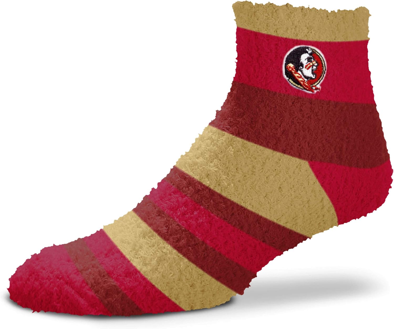 Amazon.com: For Bare Feet NCAA Rainbow Fuzzy Sleep Soft Socks-1 Size ...
