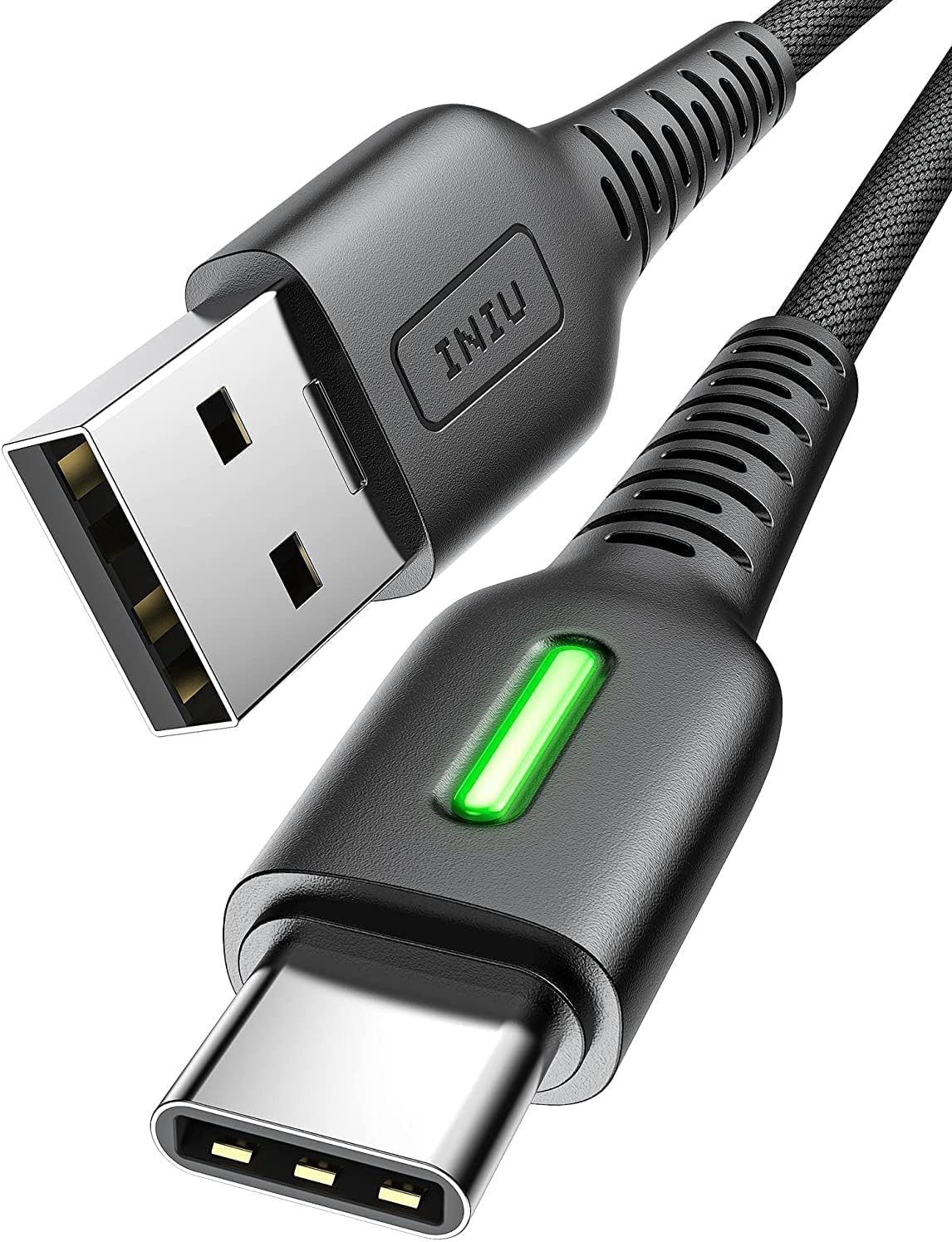 INIU USB C Charger Cable, 1.8m Type C Cable 3.1A Fast Charging, Zinc ...