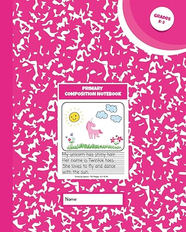 Amazon.com: Primary Composition Notebook: Primary Journal | Draw and Write | 110 Blank Dotted ...