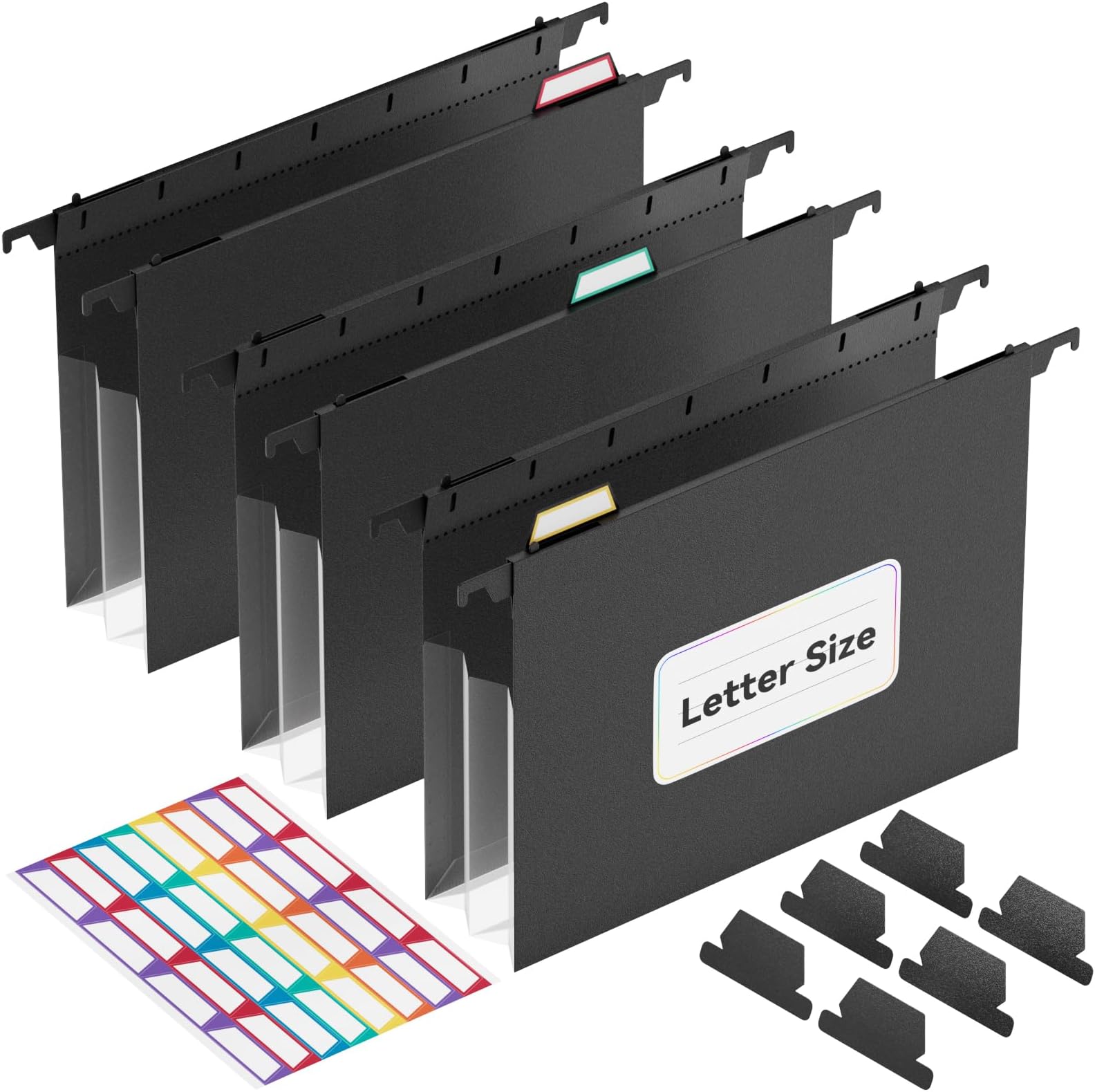 Amazon.com : ThinkTex Plastic Expanding Hanging File Folders, 7 ...
