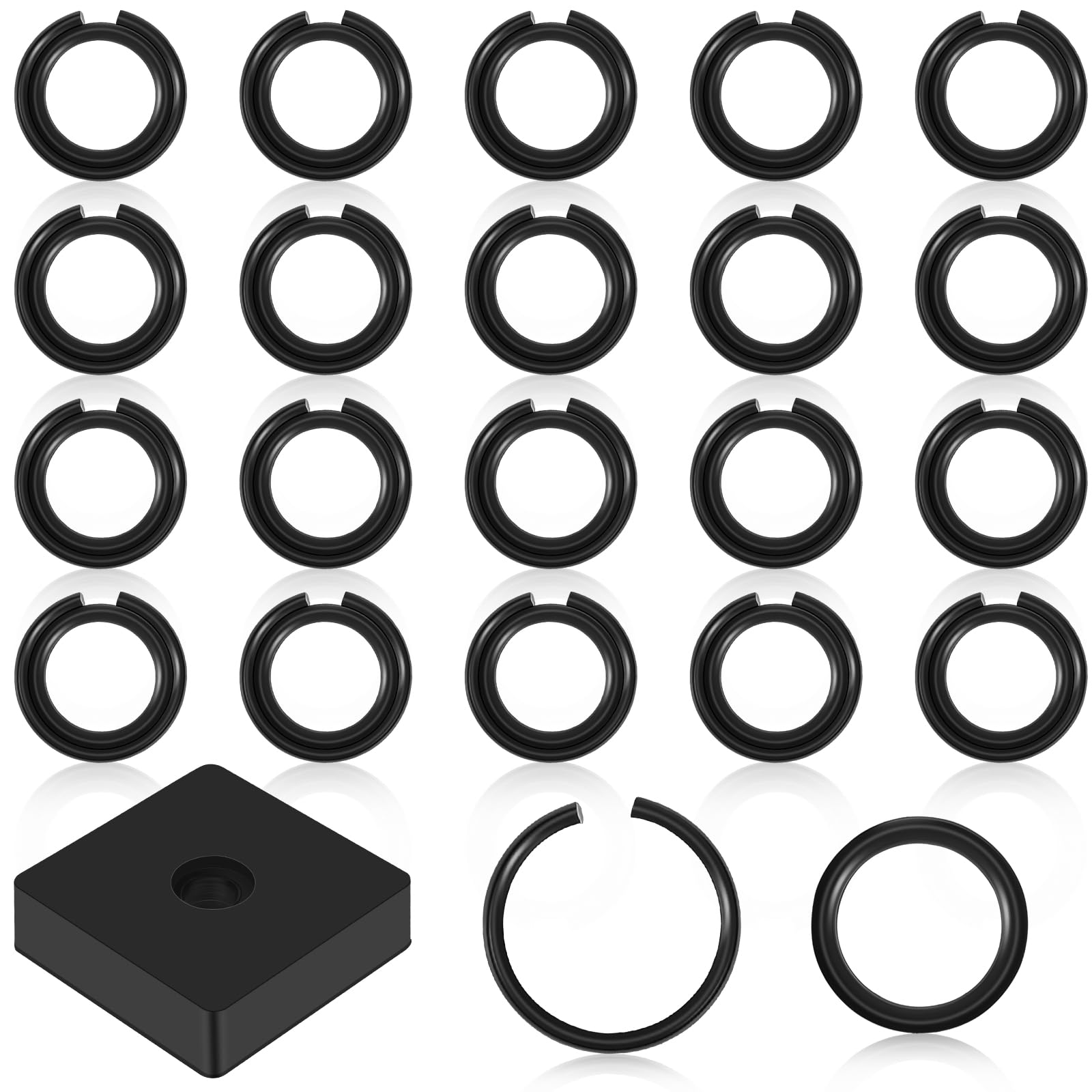 Relaxweex 20 Sets 3/8" Impact Retaining Ring with O Ring Compatible ...