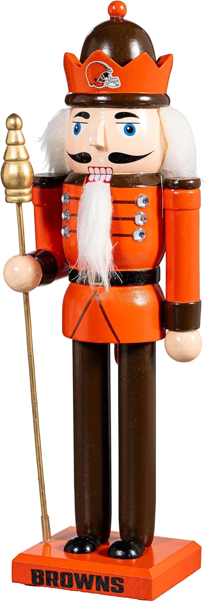 Amazon.com: NFL Nutcracker Statue, 12 Inch Wooden Christmas Nutcracker ...