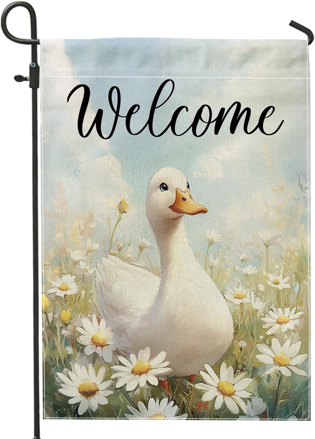 Amazon.com : Fun Goose Front Yard Backyard Burlap Vertical Garden Flags ...