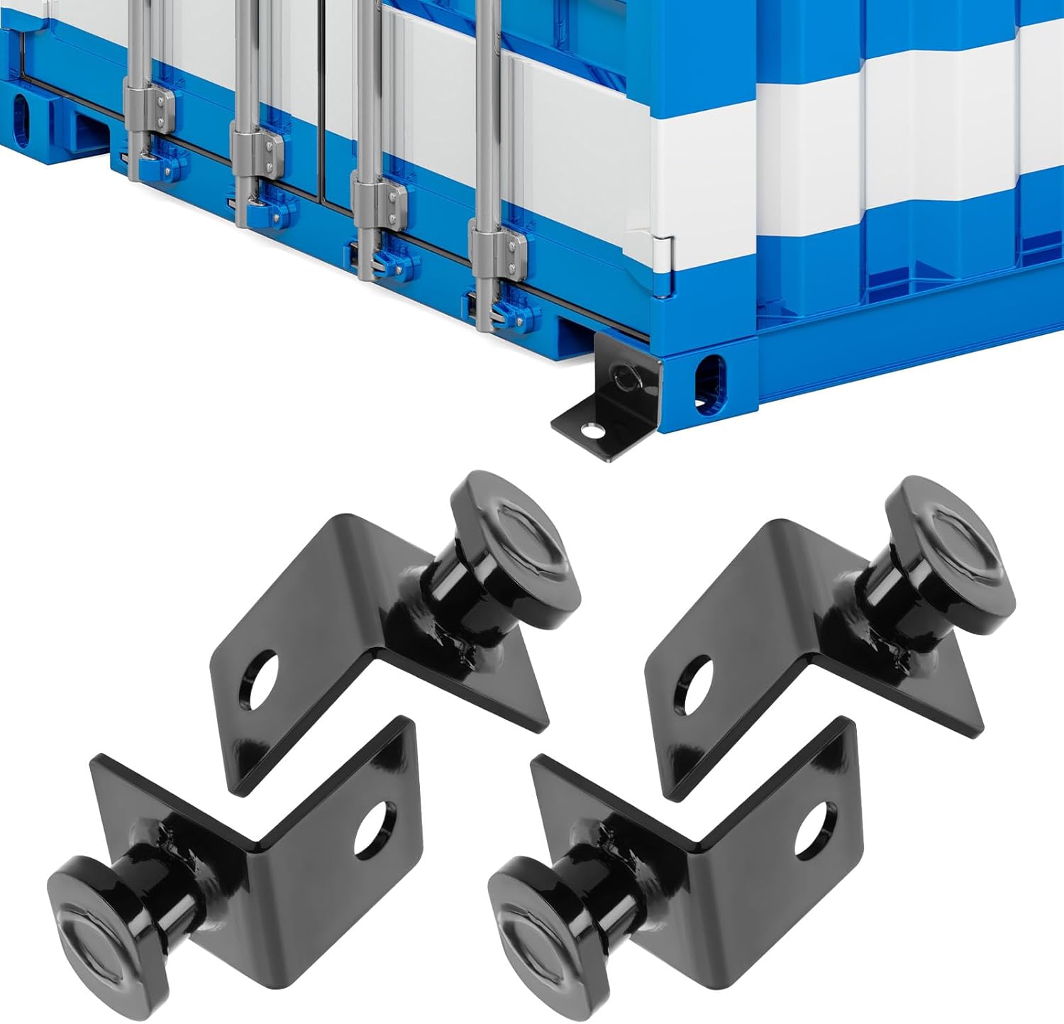 Amazon.com: maXpeedingrods 4 Pack Shipping Container Anchors, Powder ...