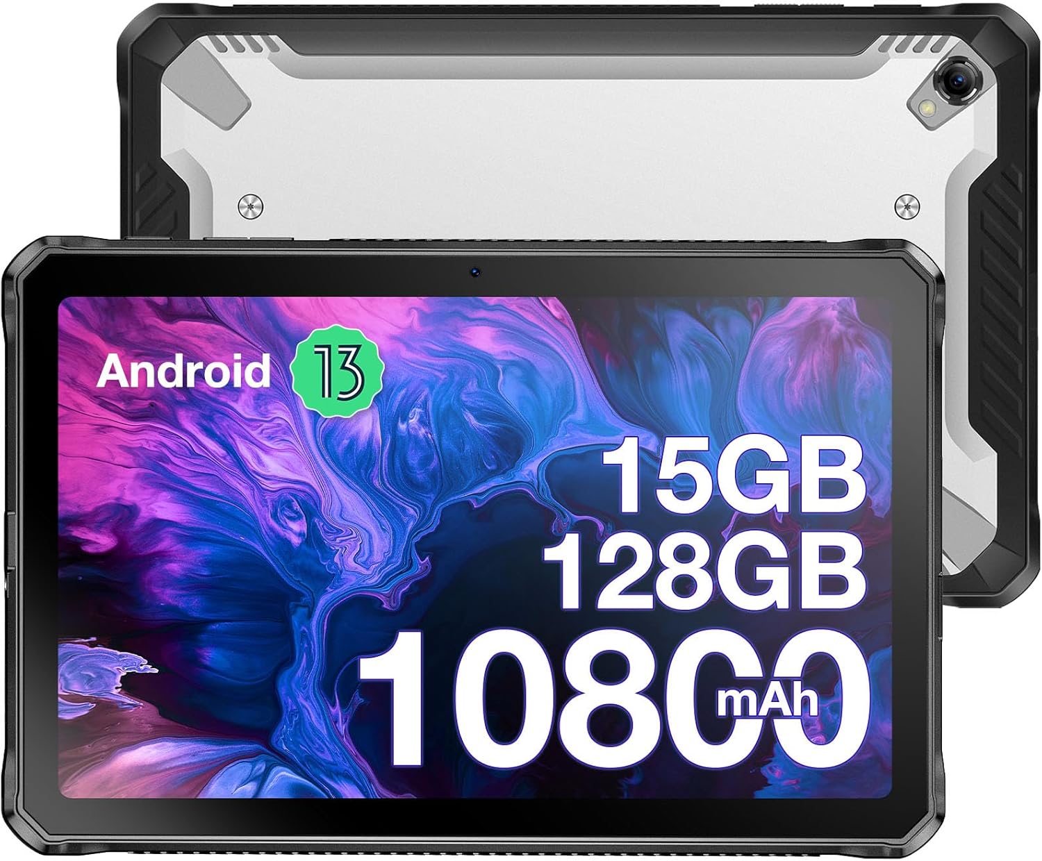 DOOGEE Tablet Rugged, R10 Android 13 Tablet PC 10,4 Pollici 2K ...