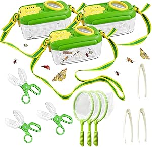 Amazon.com: 3 Sets Bug Catcher Kit for Kids Outdoor Exploration Kit Kid Summer Toys Nature ...