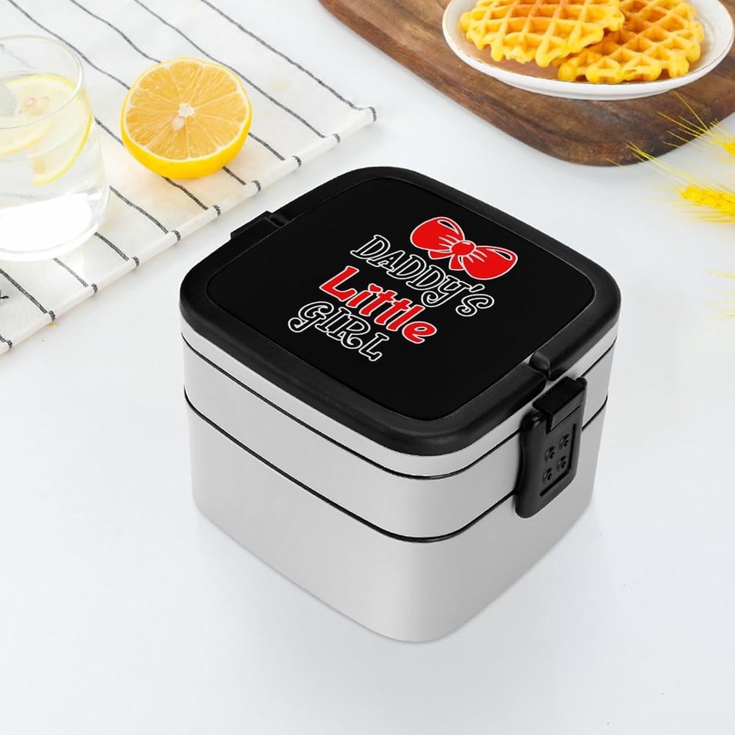 Daddy Little Girl Lunch Box Portable Bento Box Food Container Bento ...
