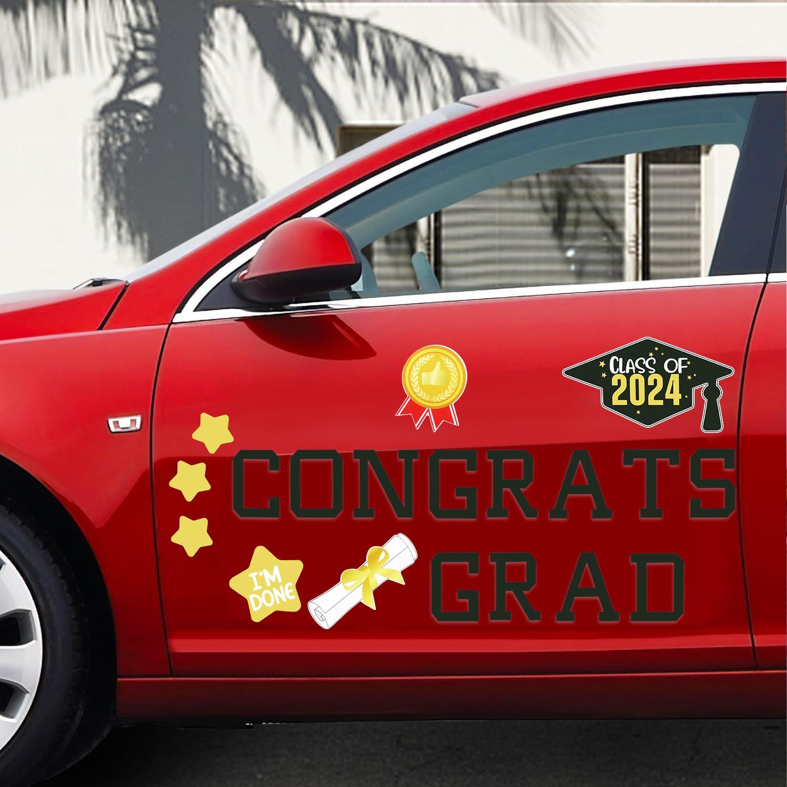 Amazon.com: Kingdder 24 Pcs Graduation Magnets Decorations We are So ...