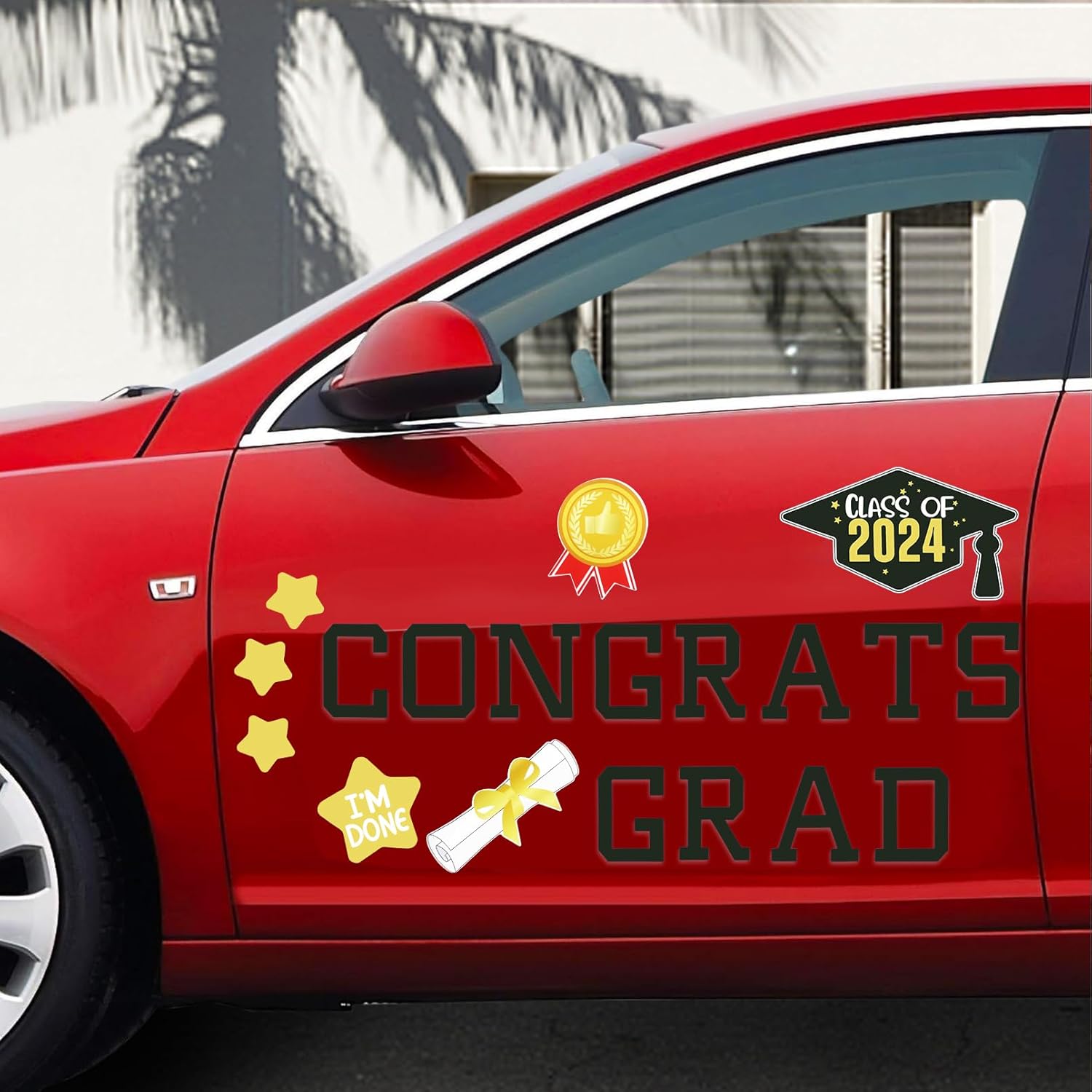 Amazon.com: 19PCS Class of 2024 Car Magnet - Cokacot Waterproof Car ...