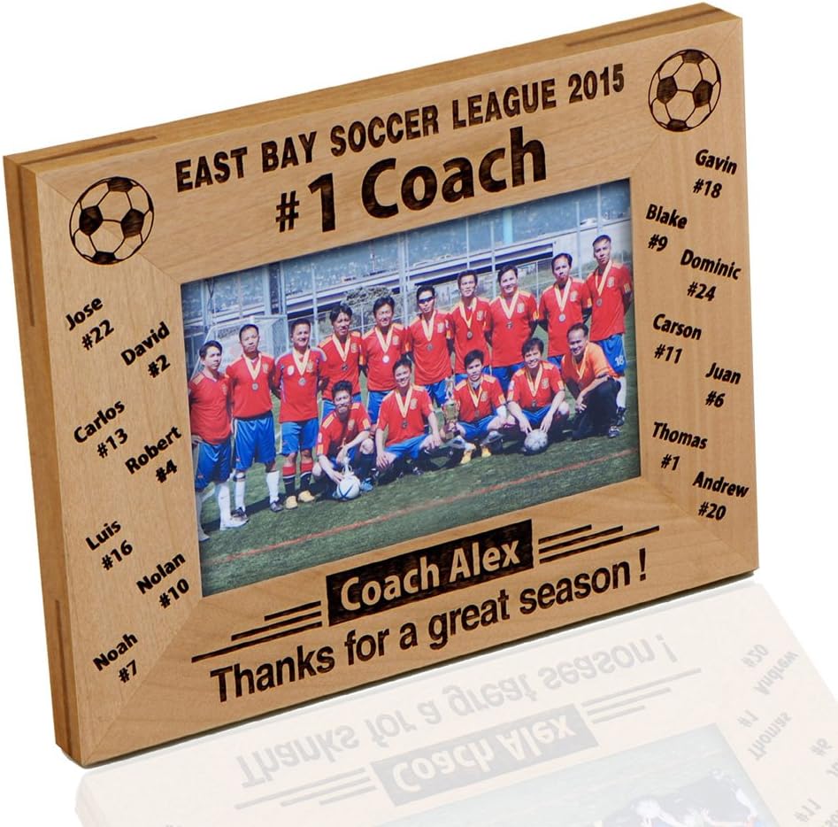 Amazon.com - Personalized ‘#1 Soccer Coach’ Photo Frame